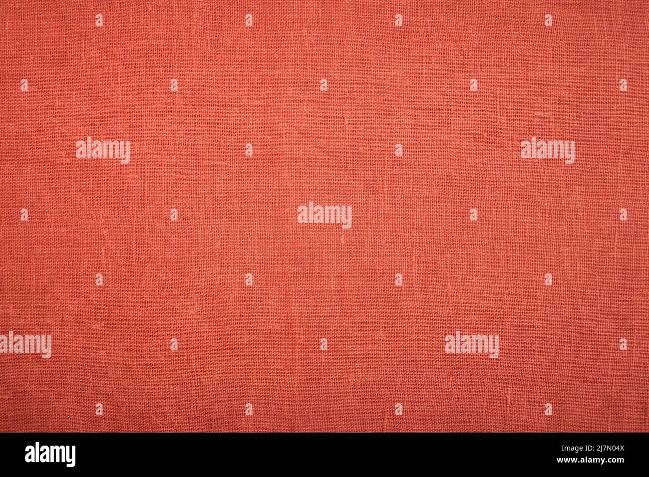 Terracotta linen canvas, woven textured background Stock Photo - Alamy