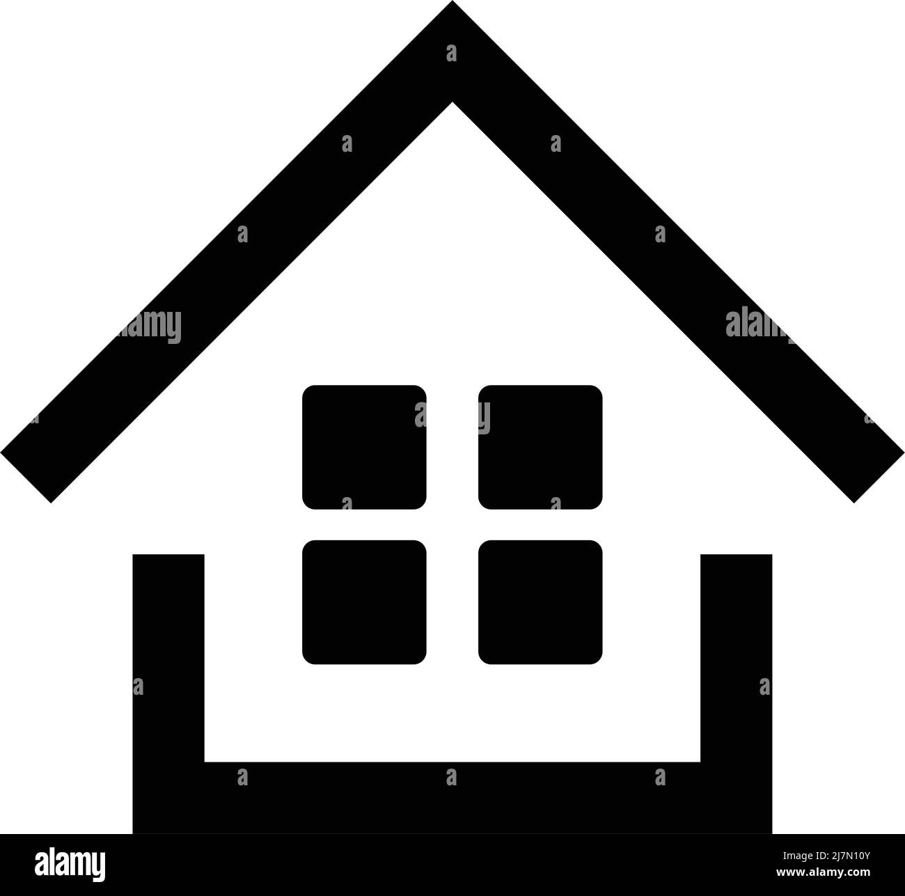 Housing and window icons. Editable vector Stock Vector Image & Art - Alamy