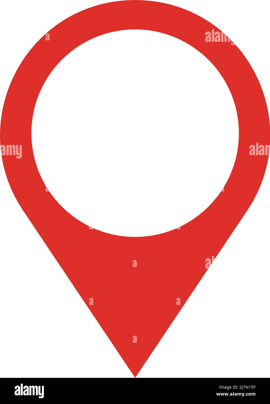 Map pin. Location information. Editable vector Stock Vector Image & Art ...