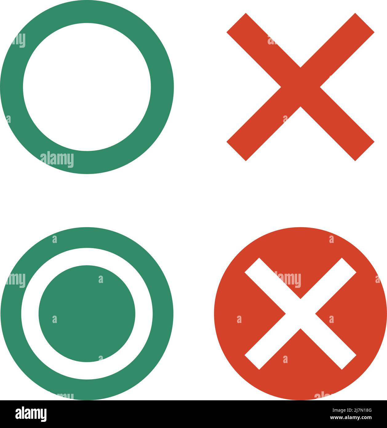 Correct incorrect Cut Out Stock Images & Pictures - Alamy