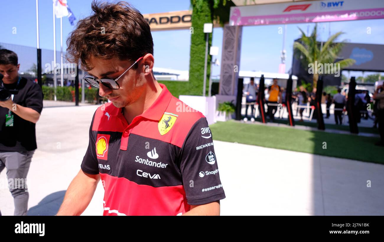 May 6th, 2022: Charles Leclerc, Team Ferrari driver #16 during the ...