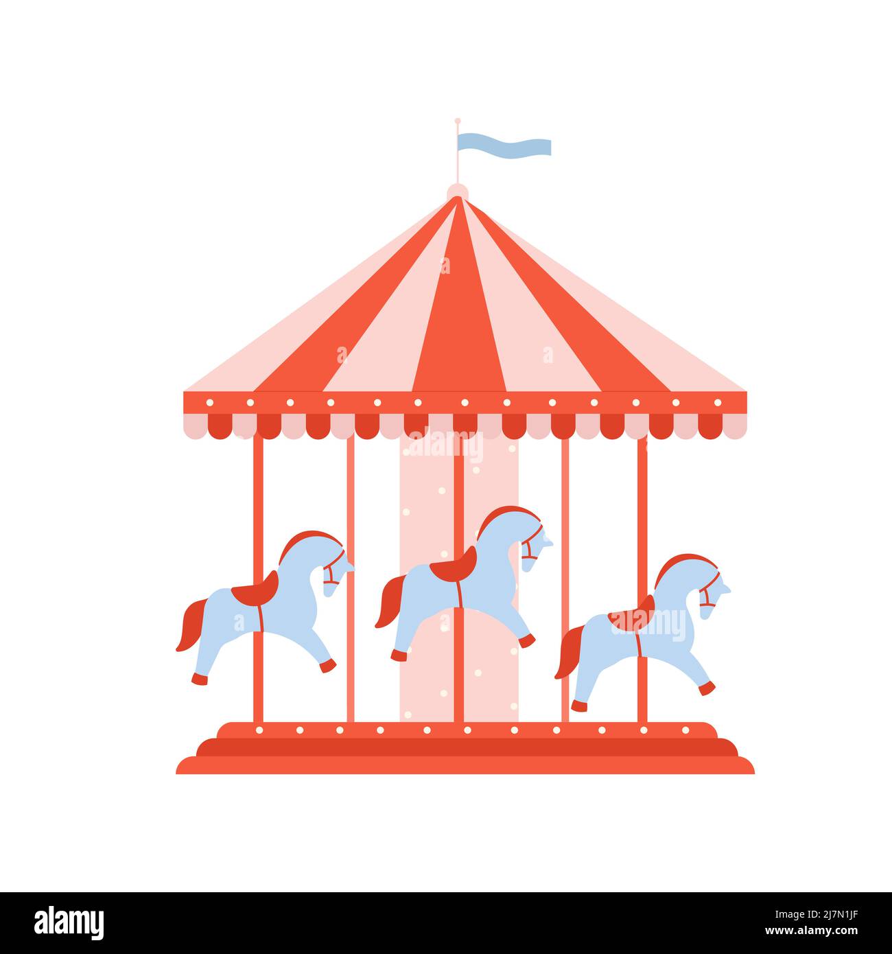 Amusement park carousel. Carnival festival fair circus and ... Amusement park carousel. Carnival festival fair circus and ...