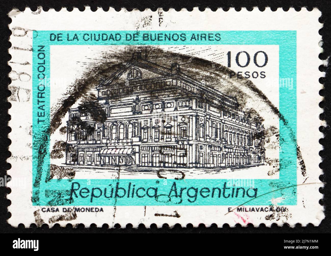 ARGENTINA - CIRCA 1978: a stamp printed in the Argentina shows Columbus ...