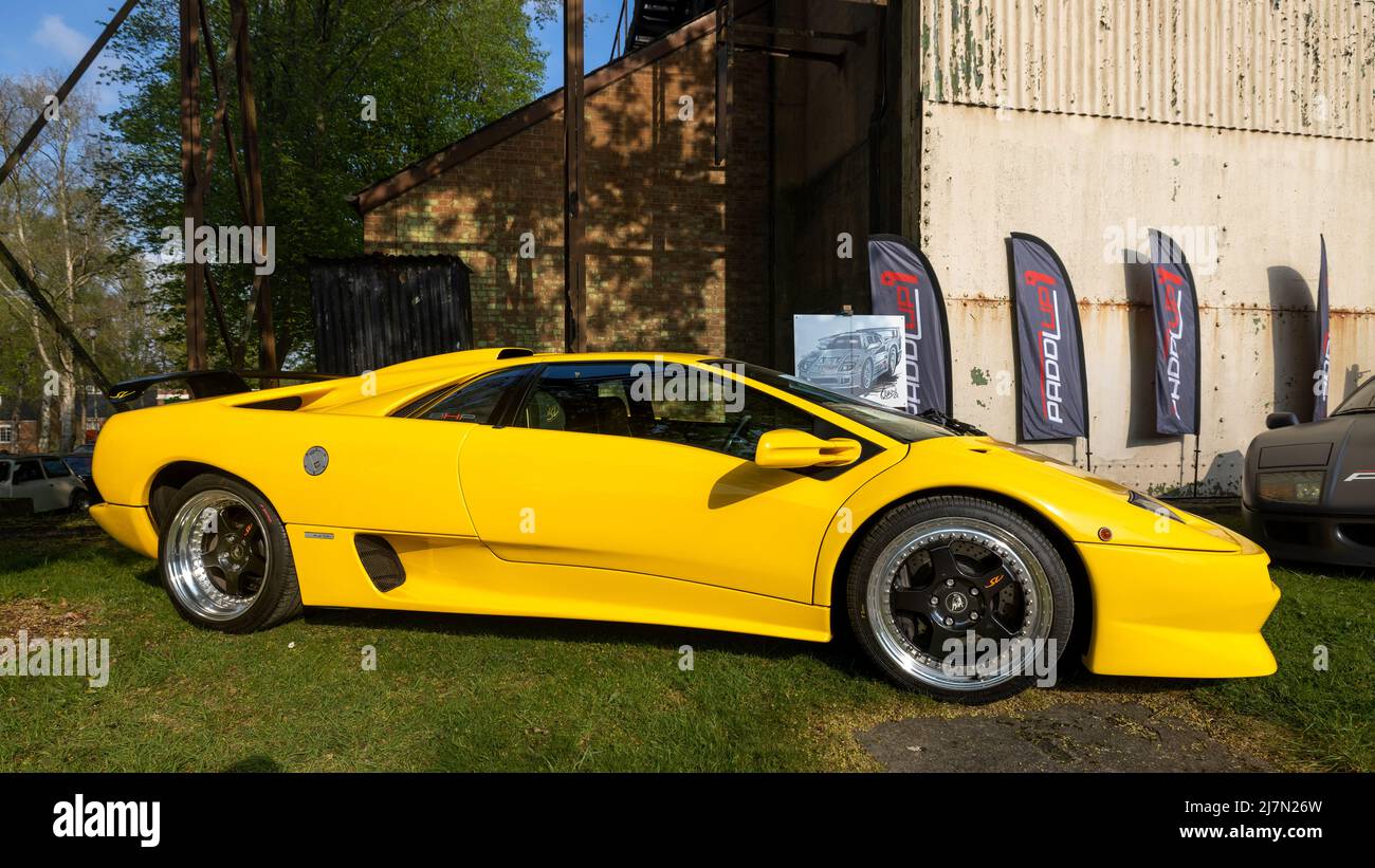 Lamborghini Diablo (F1 CHT) on display at the April Scramble held at ...