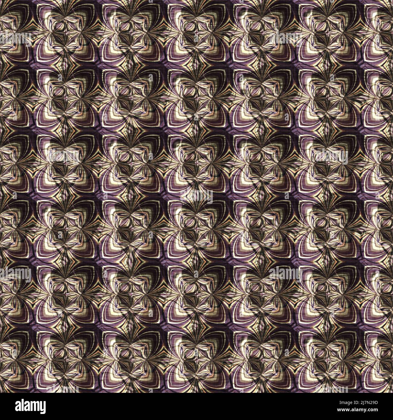 Earthy colours Victorian antique geometric seamless pattern in ...