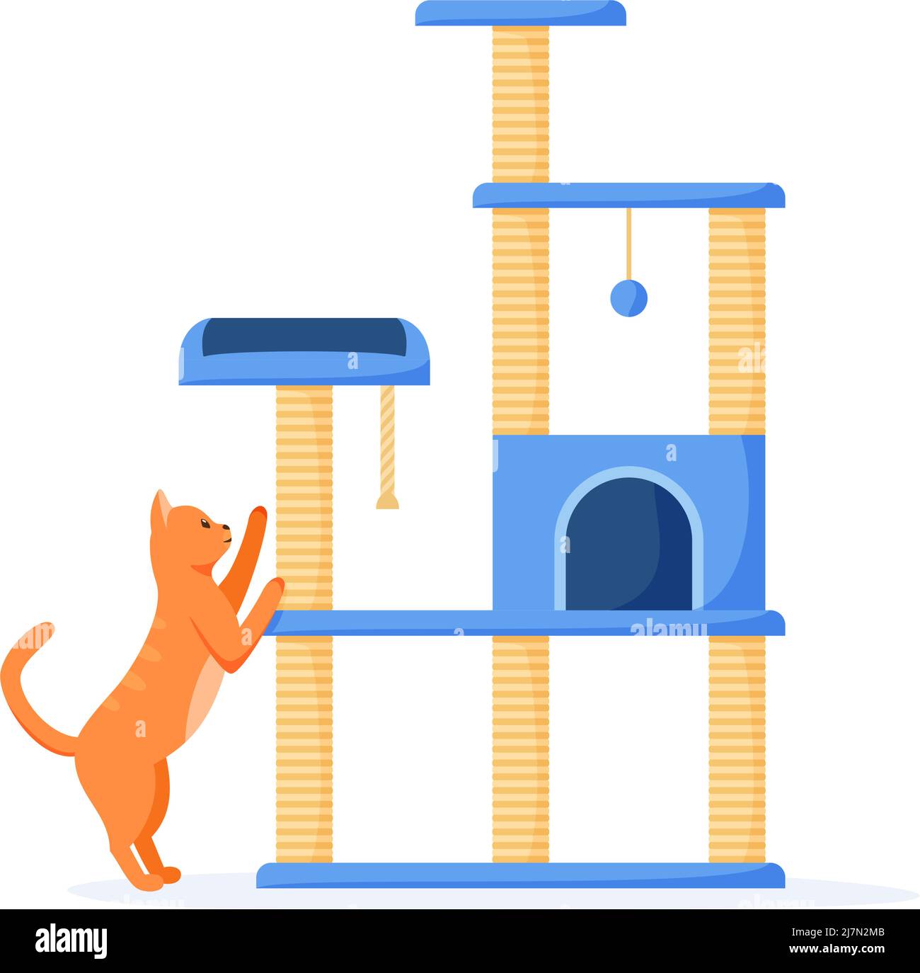 Cat claw furniture Stock Vector Images - Alamy