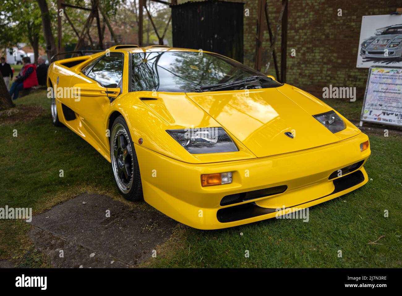 Lamborghini Diablo (F1 CHT) on display at the April Scramble held at ...