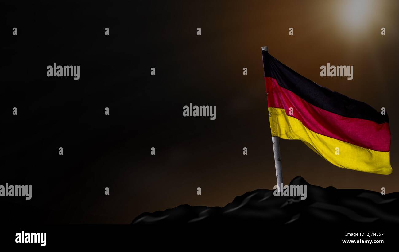 Clear dark yellow color flag hi-res stock photography and images - Alamy
