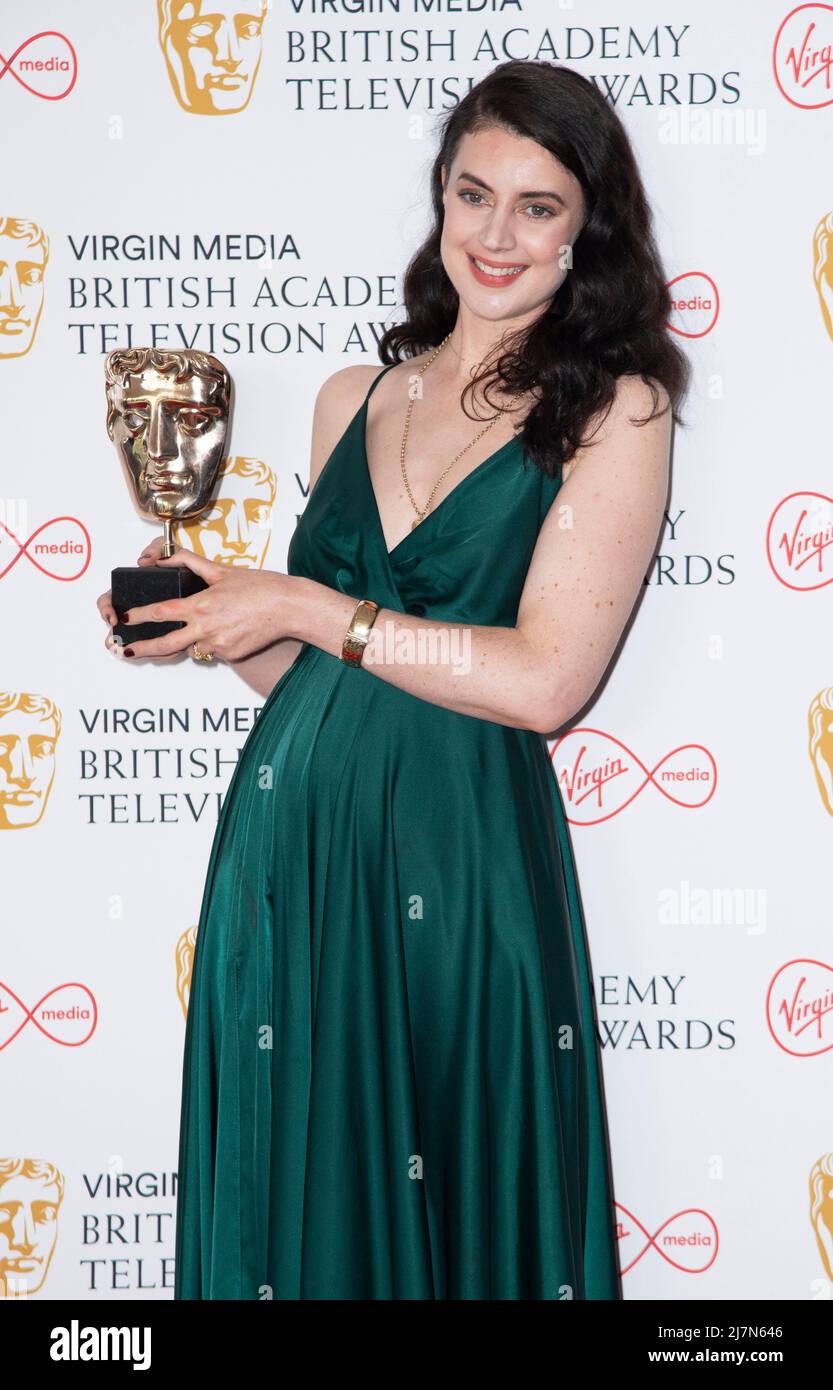Sarah Collinson poses in the winner's room at the Virgin Media British ...