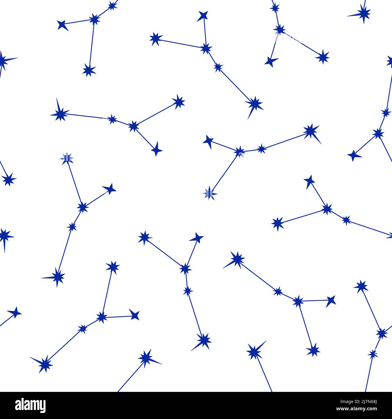 Zodiac constellation seamless pattern simple vector illustration ...