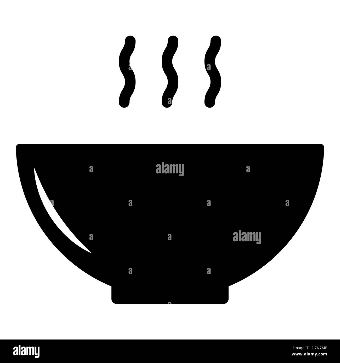 Soup icon isolated on white background Stock Vector Image & Art - Alamy