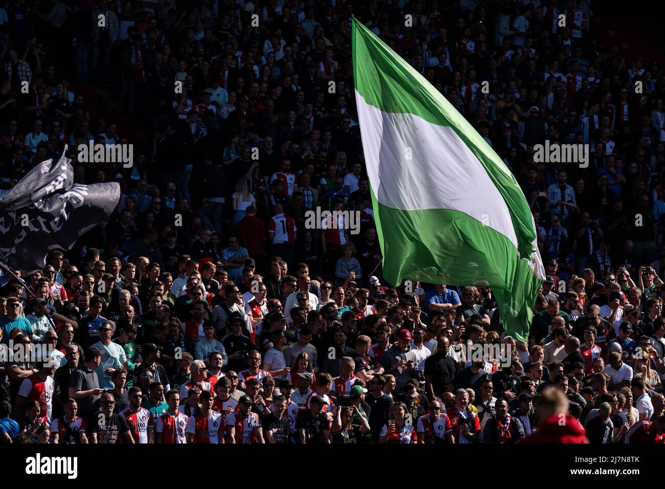 Rotterdam - Feyenoord supporters during the match between Feyenoord v ...
