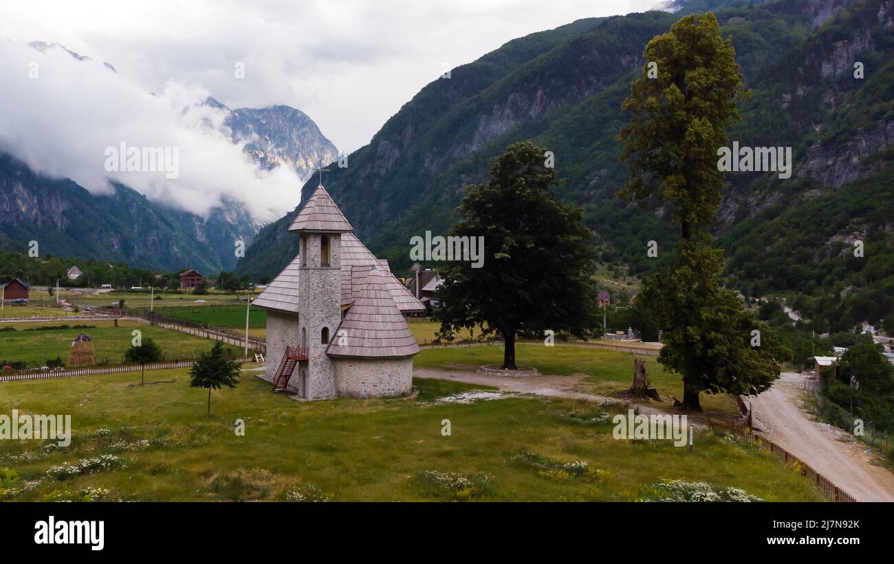 Theth National Park. Shkoder County, Albania. landscape in the central ...