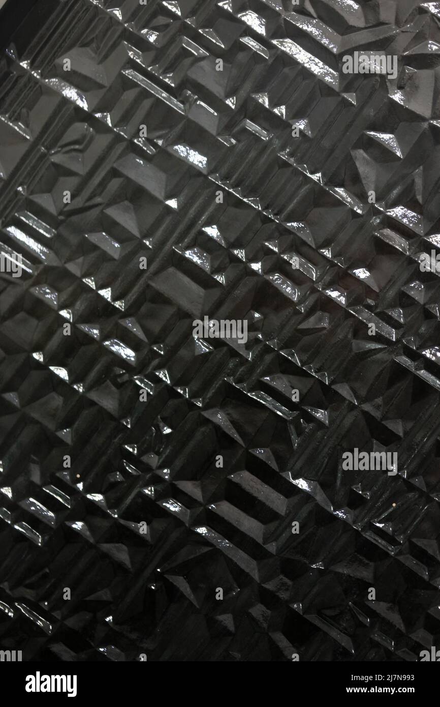 Window rough glass surface abstract close up background modern trendy ...