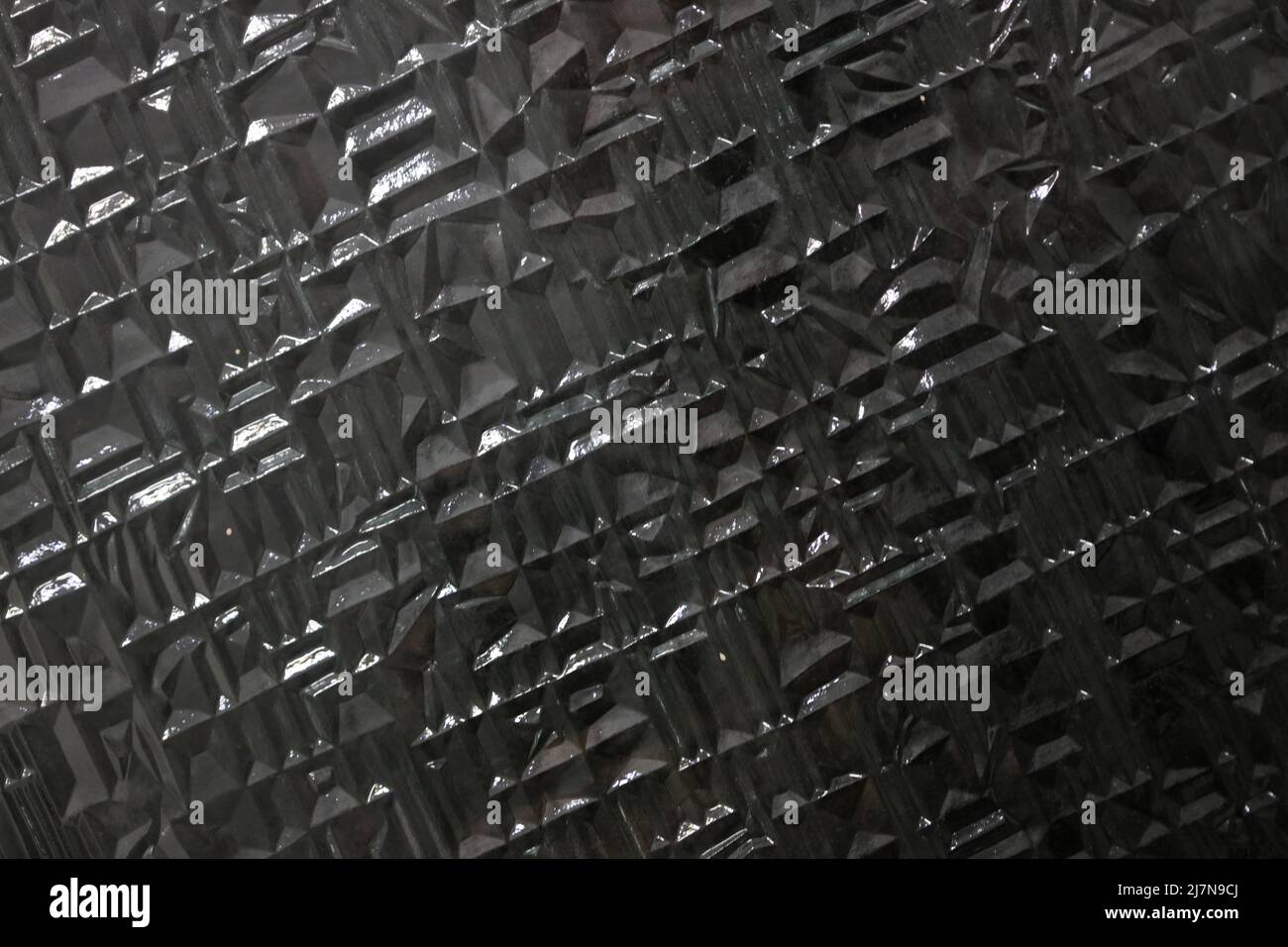 Window rough glass surface abstract close up background modern trendy ...