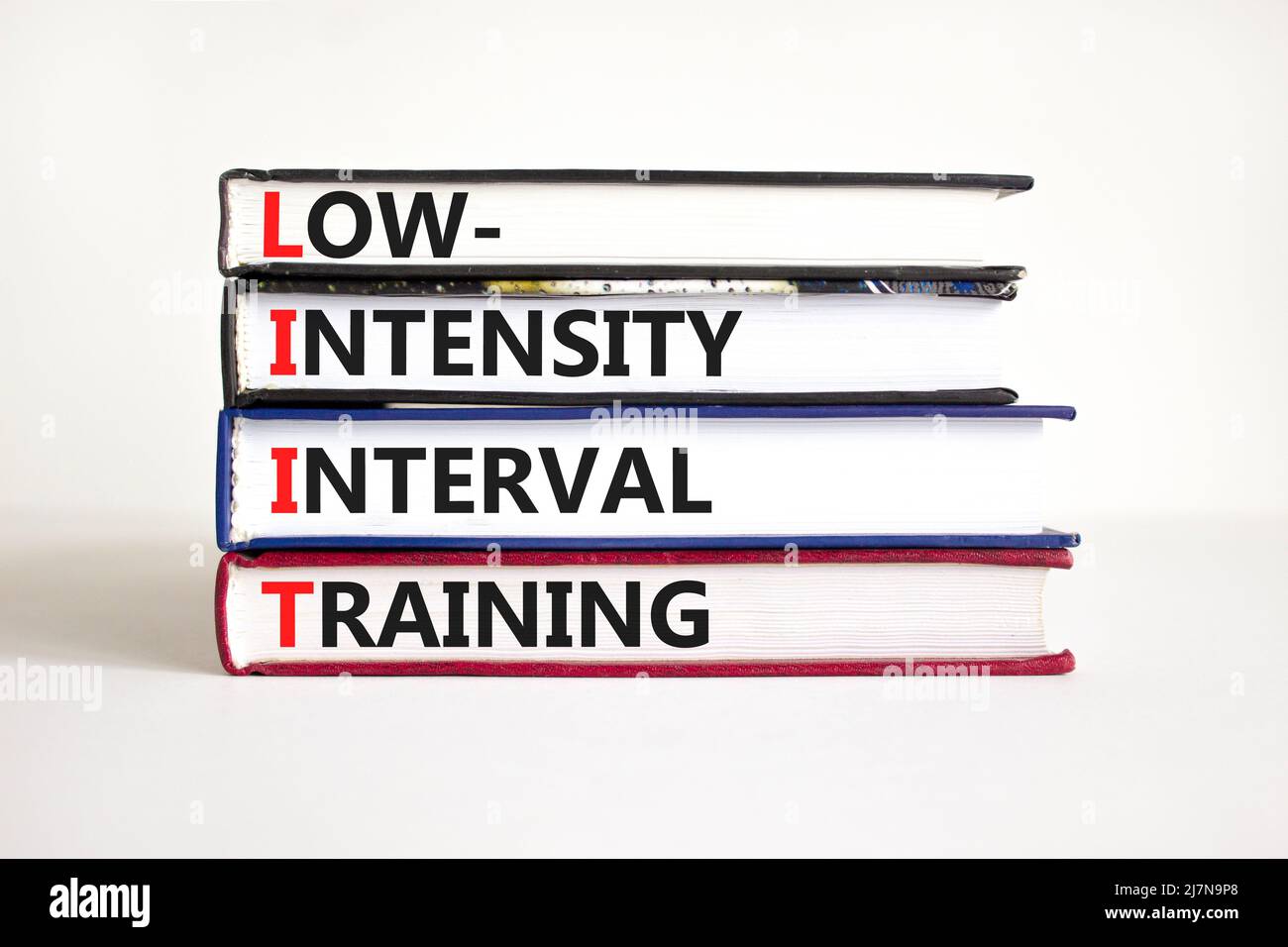 LIIT low-intensity interval training symbol. Concept words LIIT low ...