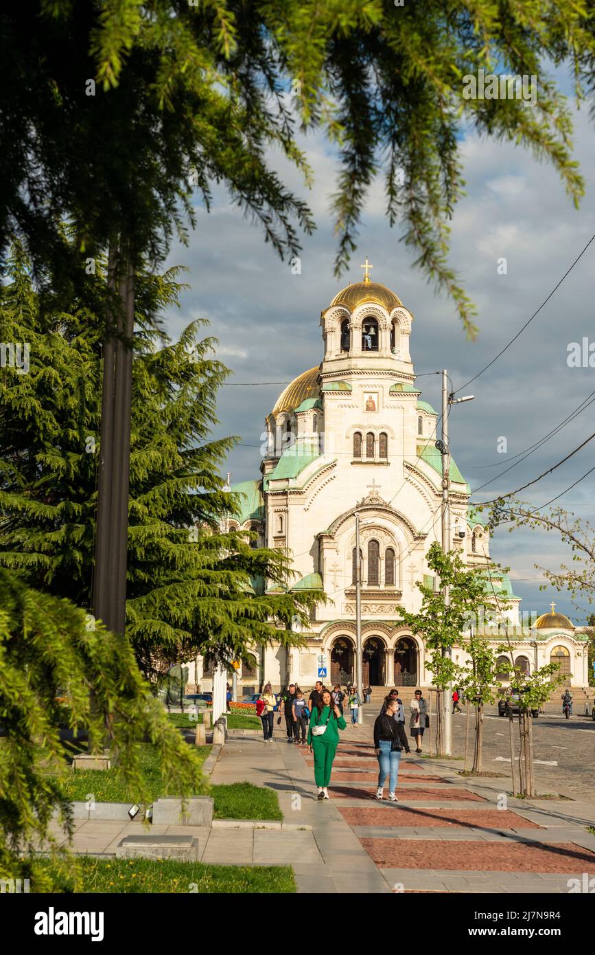 Sofia Cathedral Bulgaria St. Alexander Nevsky Orthodox Cathedral in ...