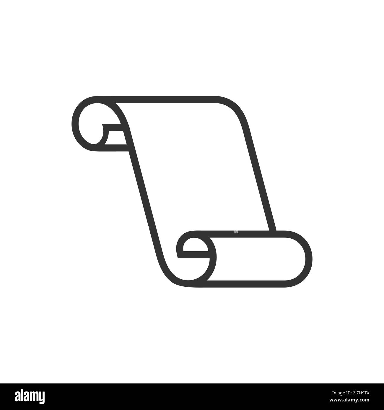 Vector image of a book, scroll and manuscript Stock Vector Image & Art ...