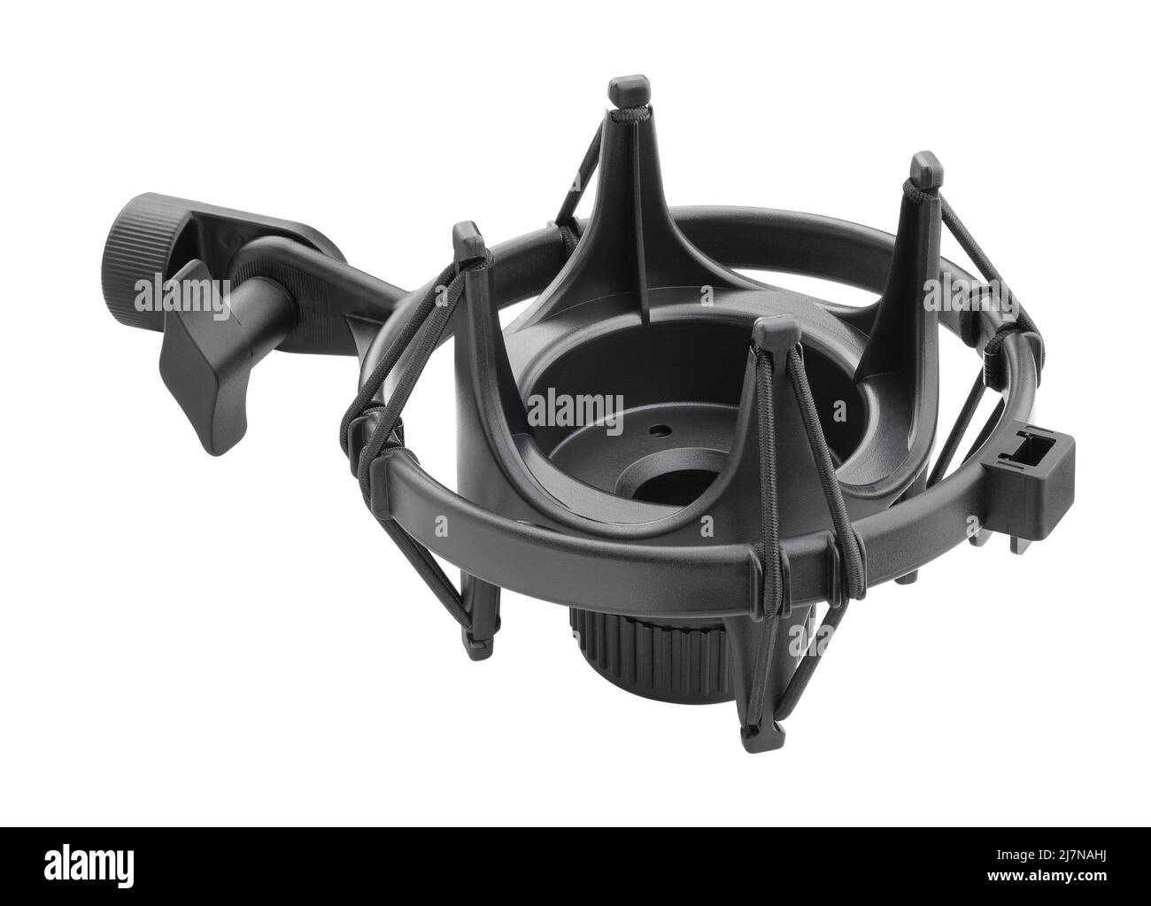 mic shock mount path isolated on white Stock Photo - Alamy