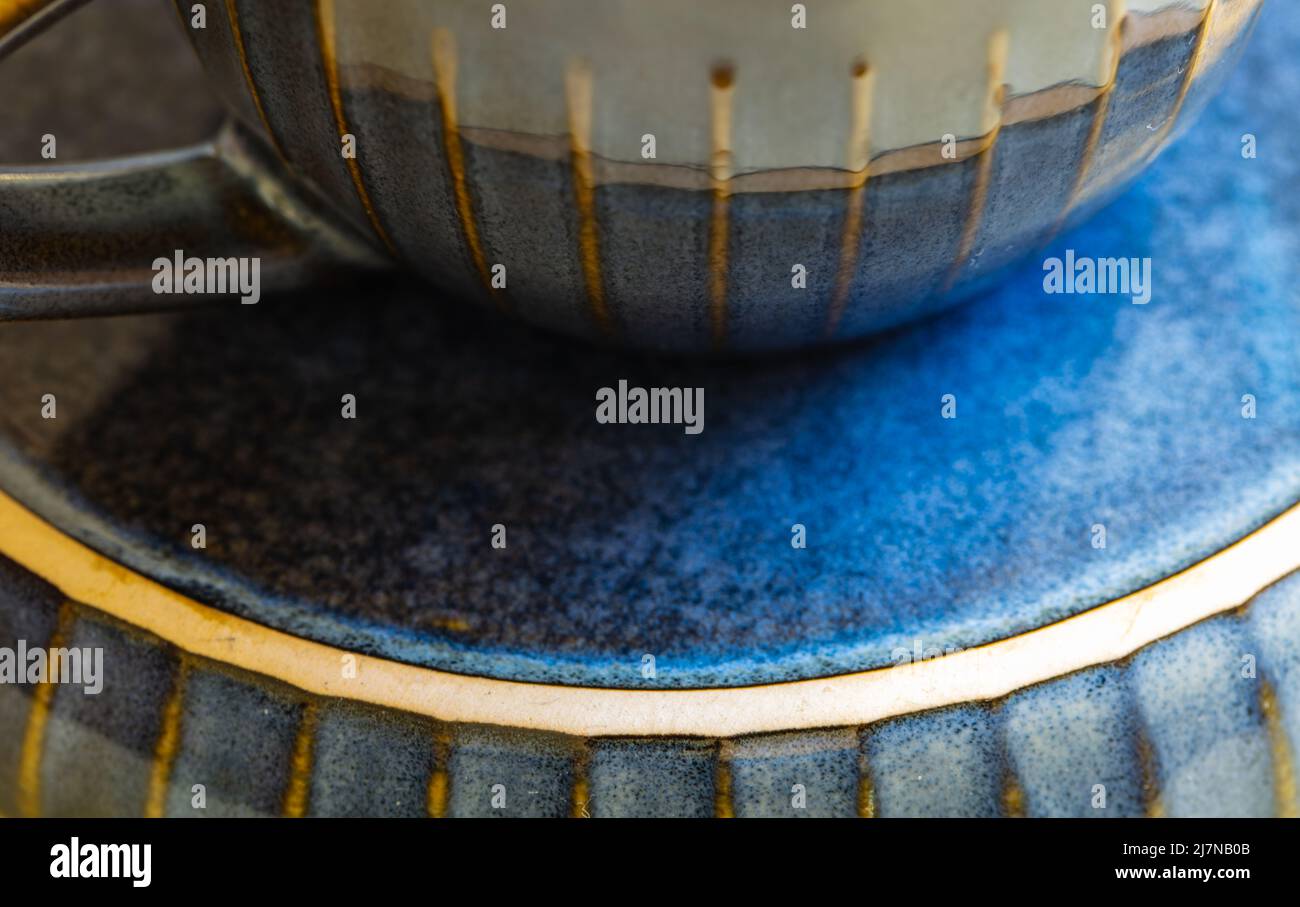 blue ceramic textured background, pattern, wallpaper for design purpose ...