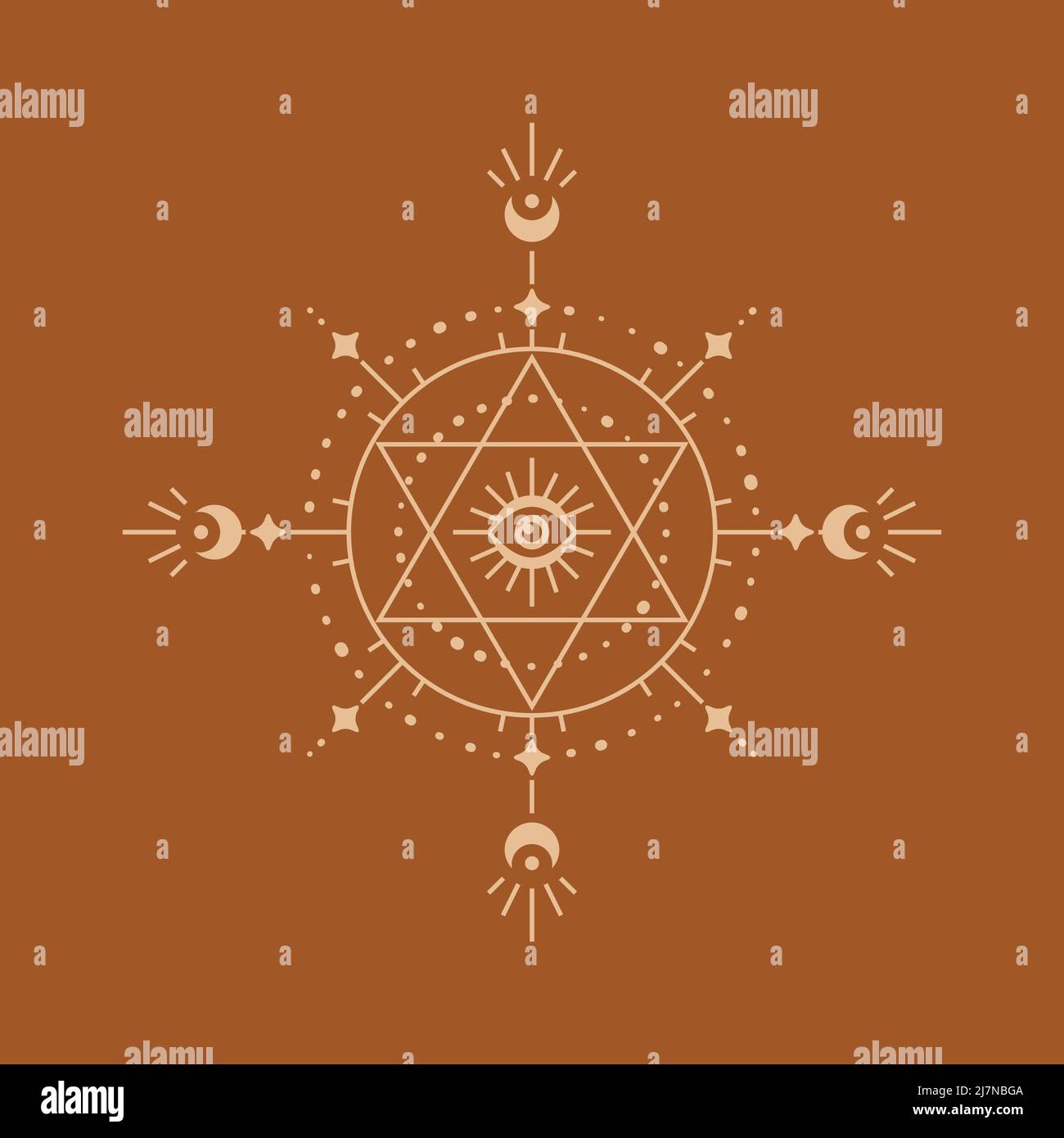 Celestial sun star vector Stock Vector Images - Alamy