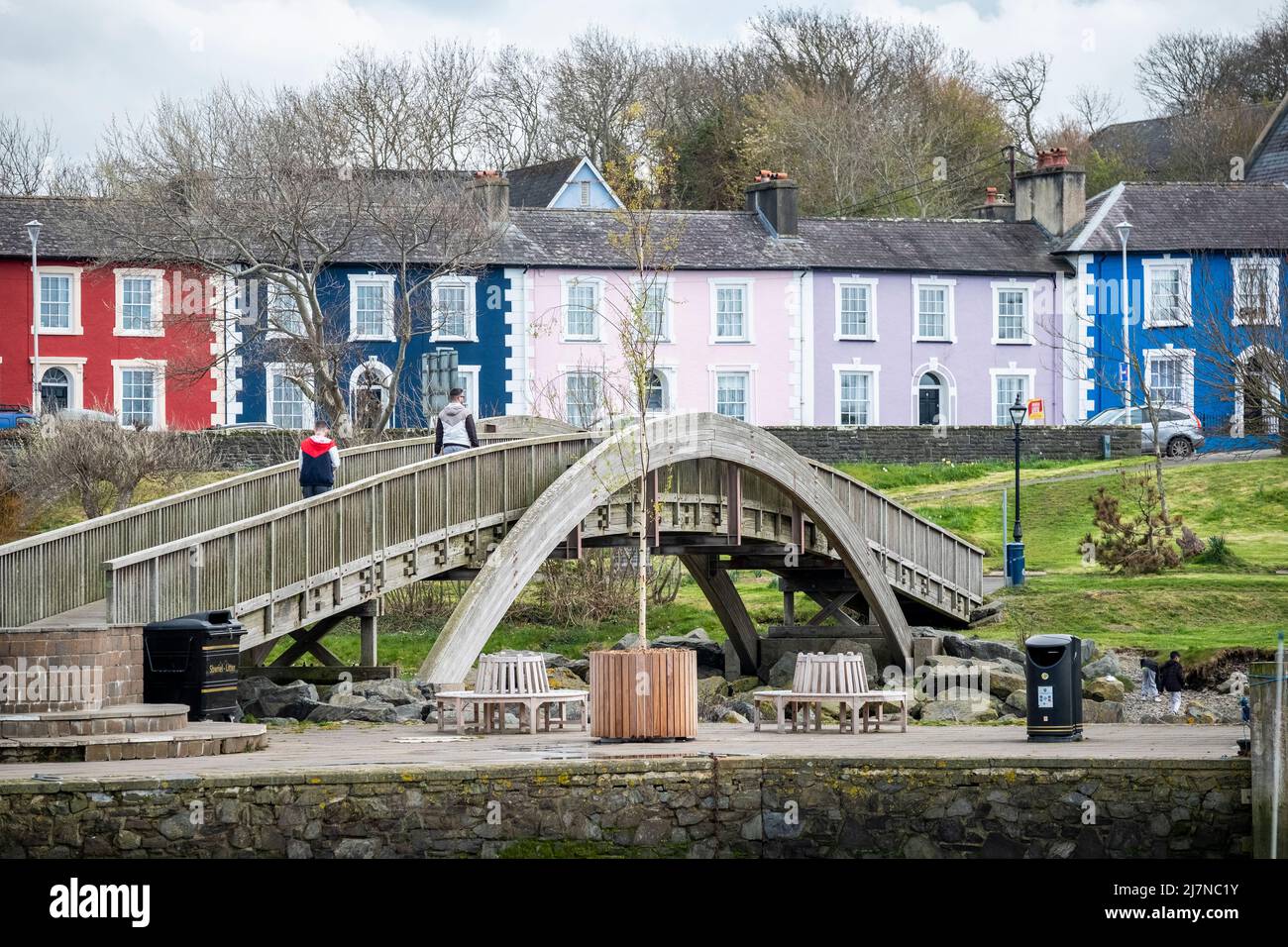 Aberaeron, Ceredigion, Wales Stock Photo - Alamy