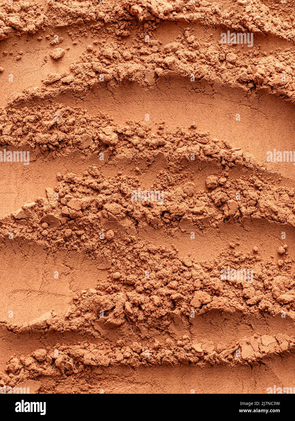Ground Cinnamon powder texture background. Top view Stock Photo - Alamy