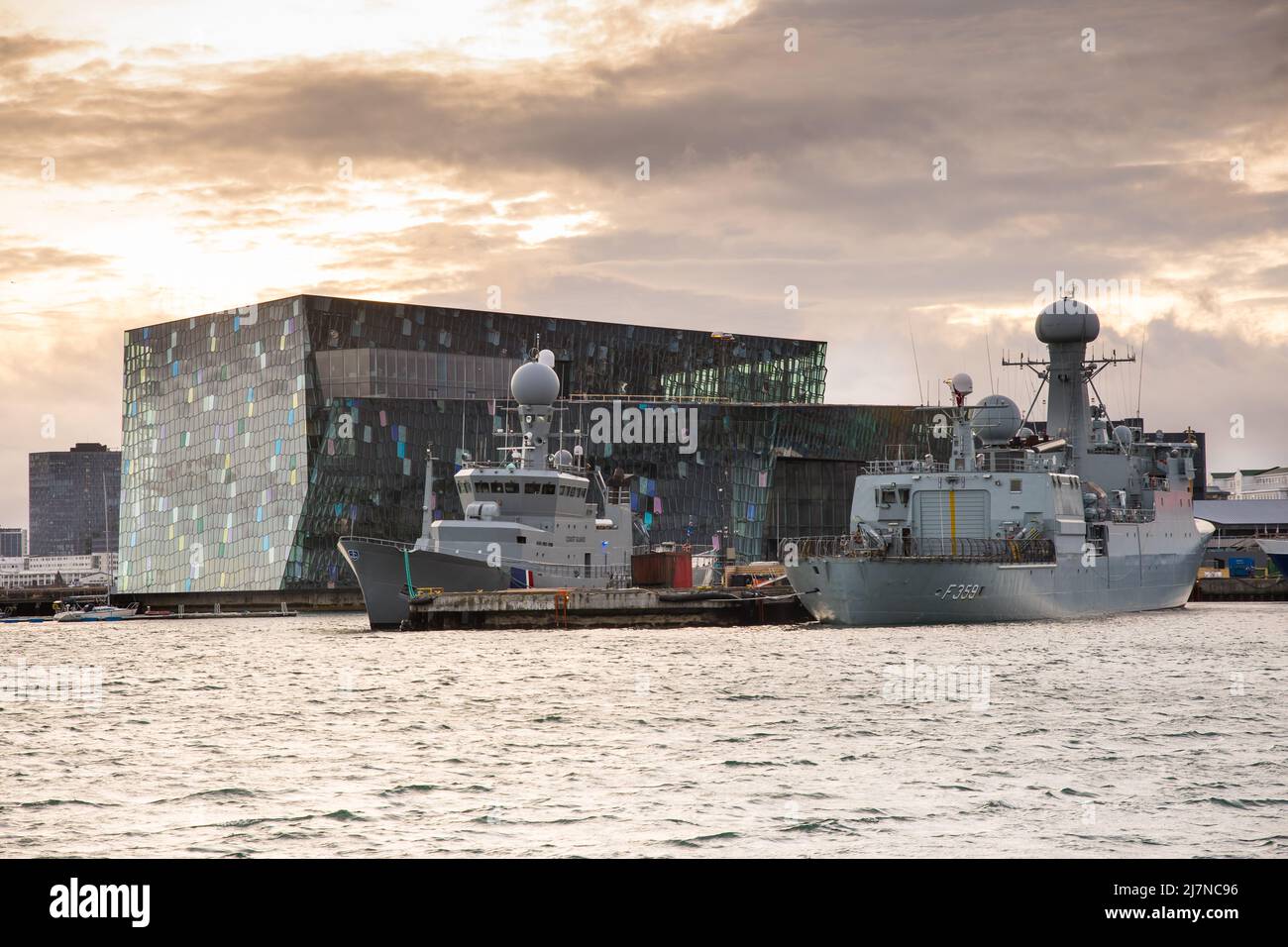Reykjavik, Iceland - October 22. 2021: Icelandic coastguard vessel and ...