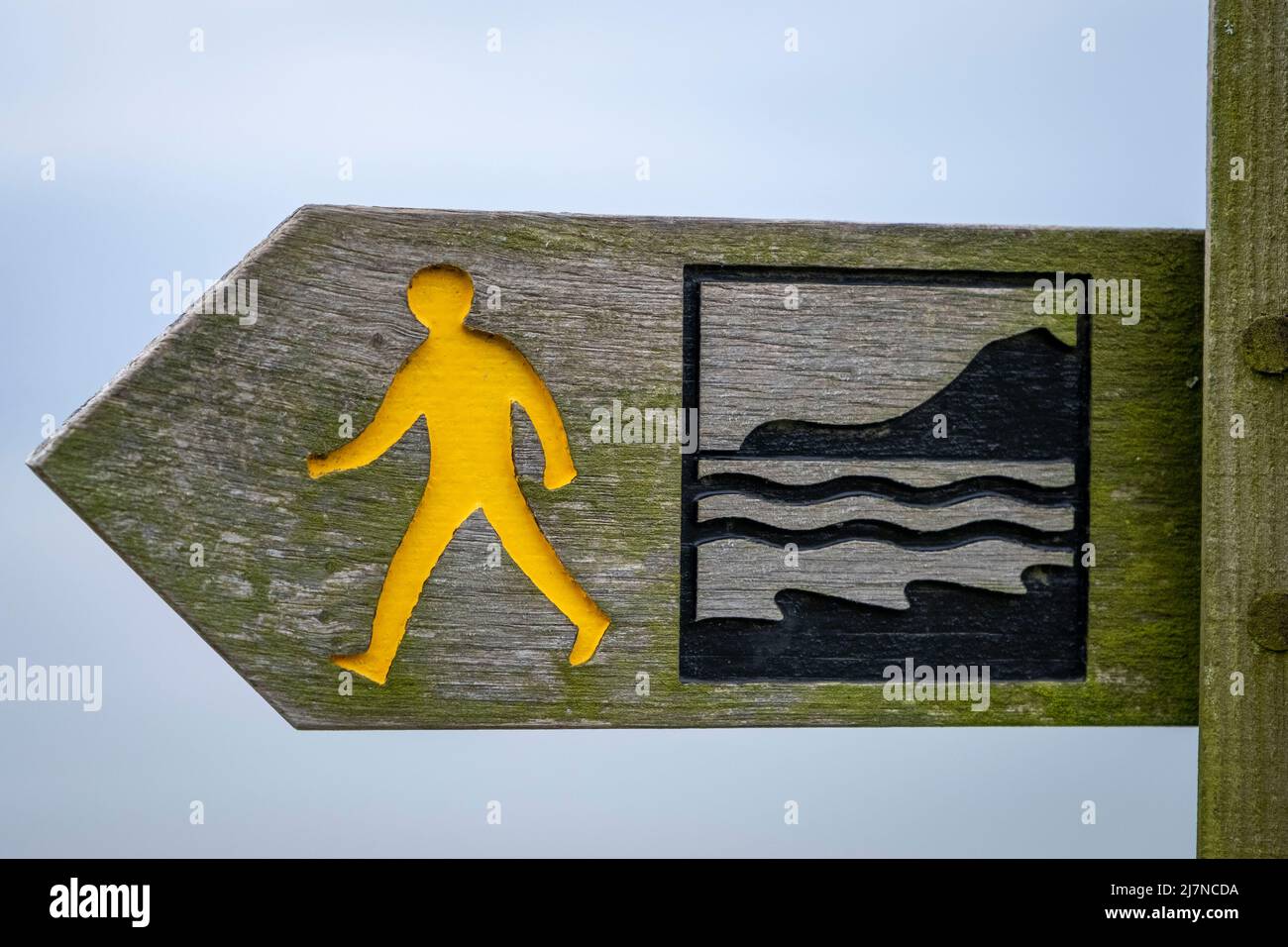 The Wales Coast Path near Aberaeron, Ceredigion, Wales Stock Photo - Alamy