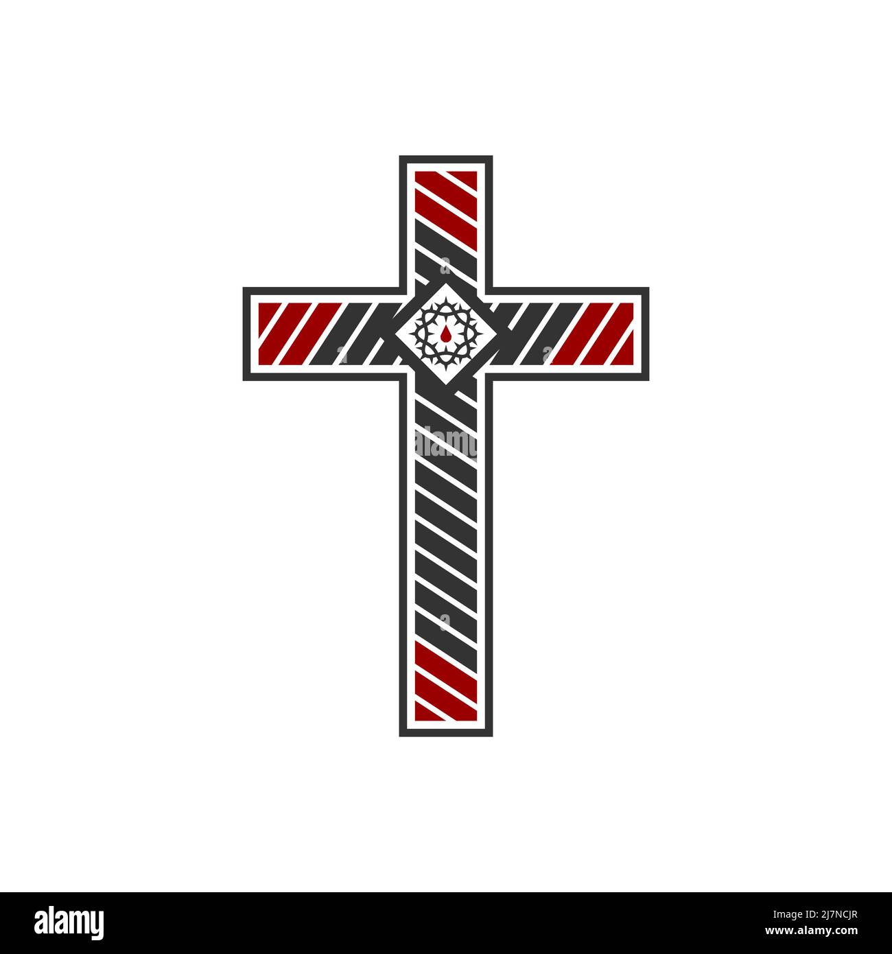 Church logo cross jesus crown hi-res stock photography and images - Alamy
