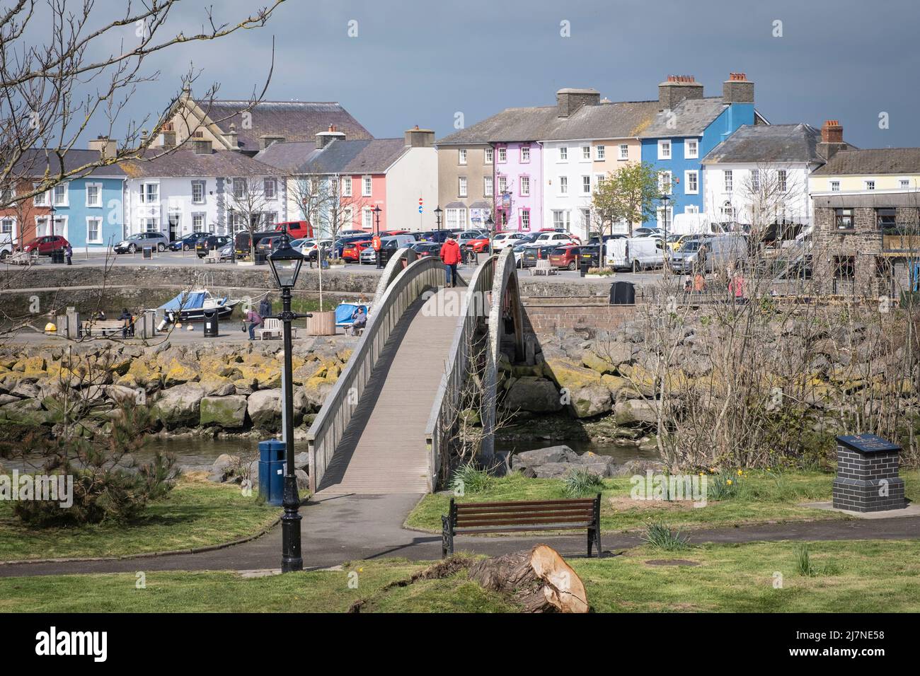 Aberaeron, Ceredigion, Wales Stock Photo - Alamy