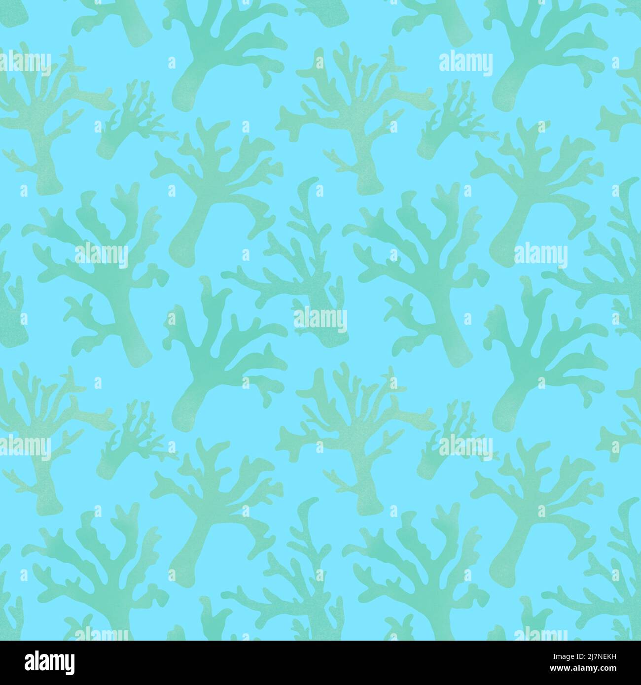Summer ocean seamless coral pattern for fabrics and textiles and ...