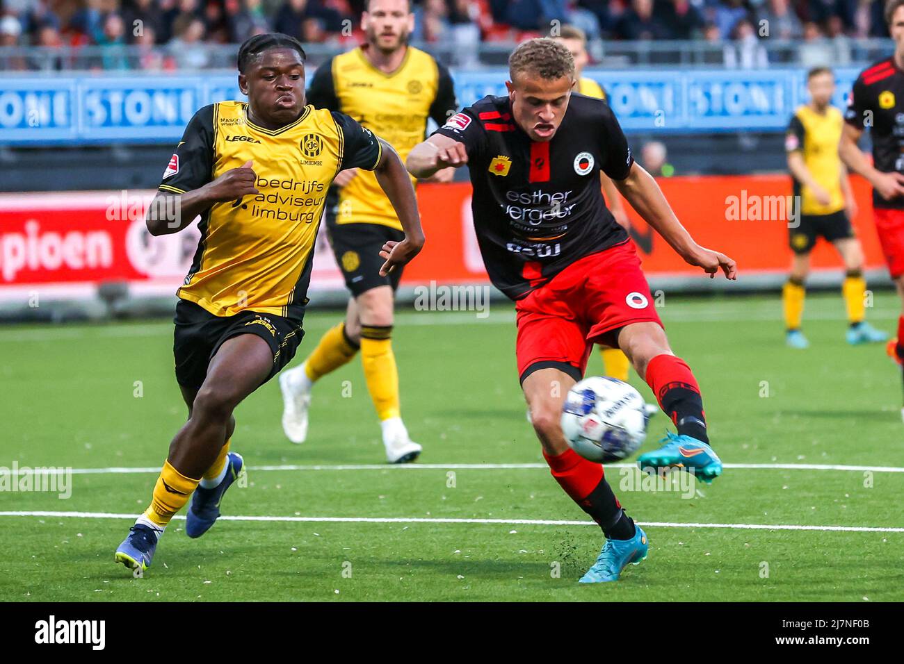 ROTTERDAM, NETHERLANDS - MAY 10: Bryan Limbombe of Roda JC Kerkrade ...