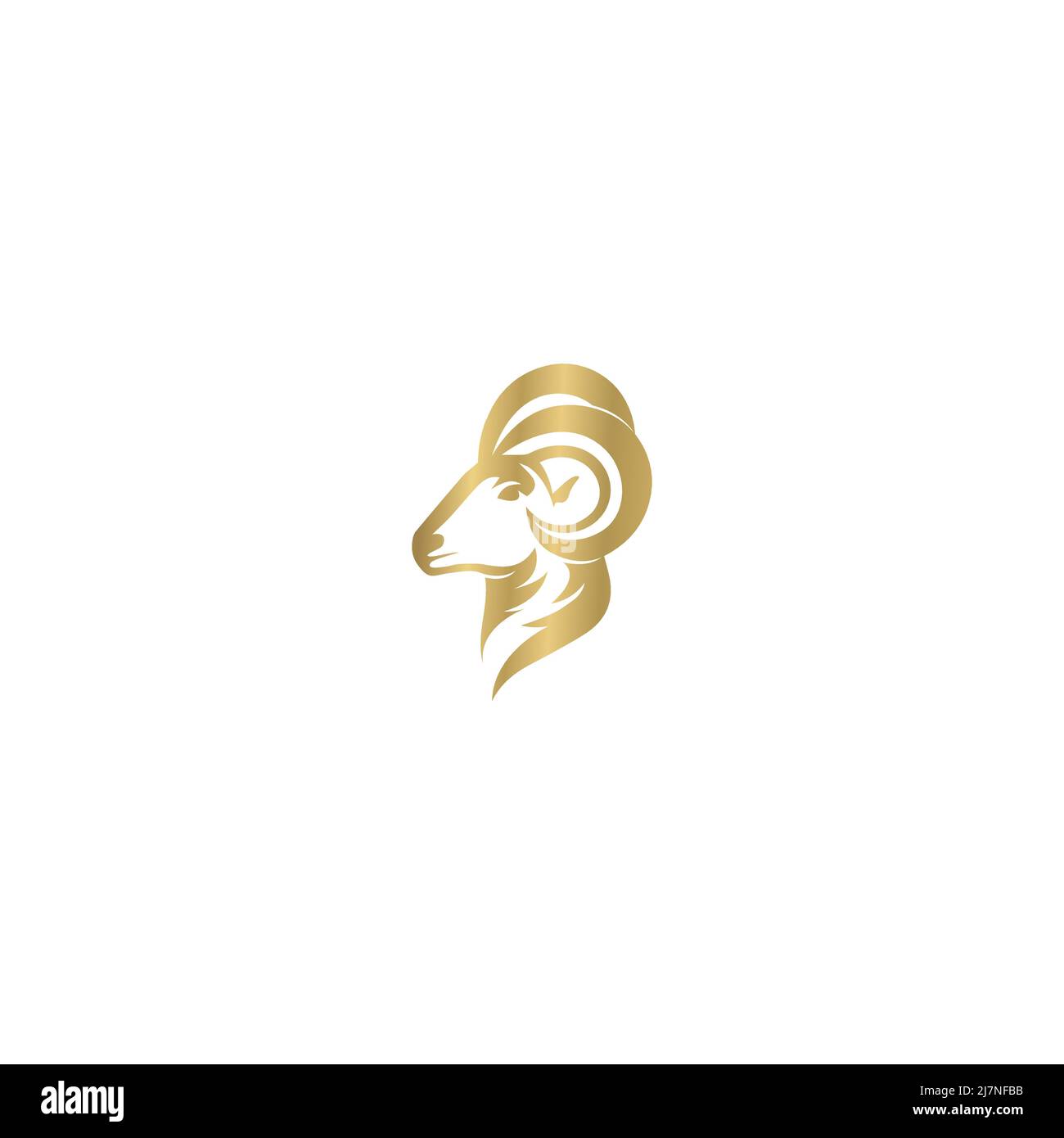 Animal ram big horn logo design Stock Vector Image & Art - Alamy