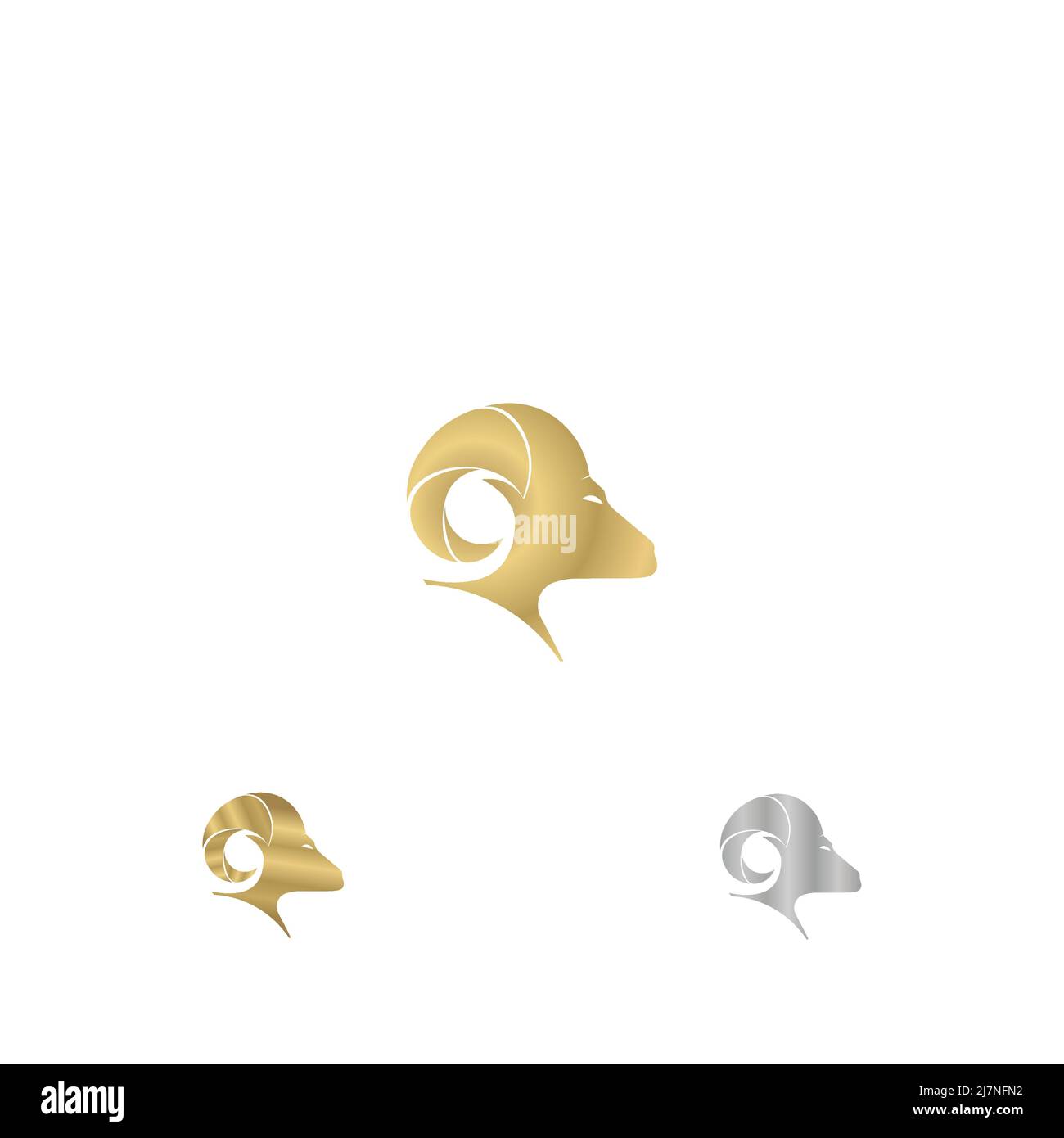 Animal ram big horn logo design Stock Vector Image & Art - Alamy