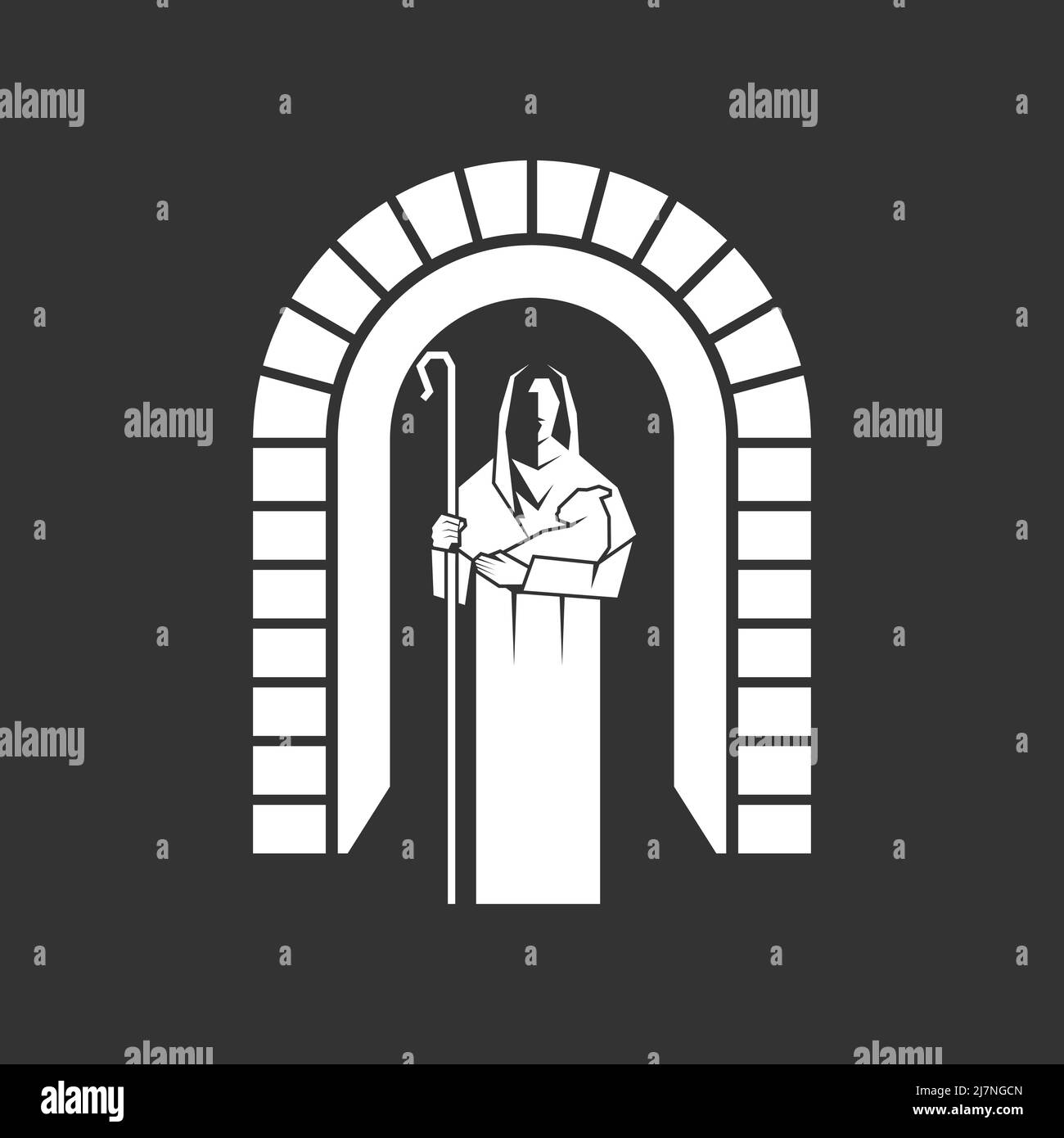 Jesus as the good shepherd rome hi-res stock photography and images - Alamy