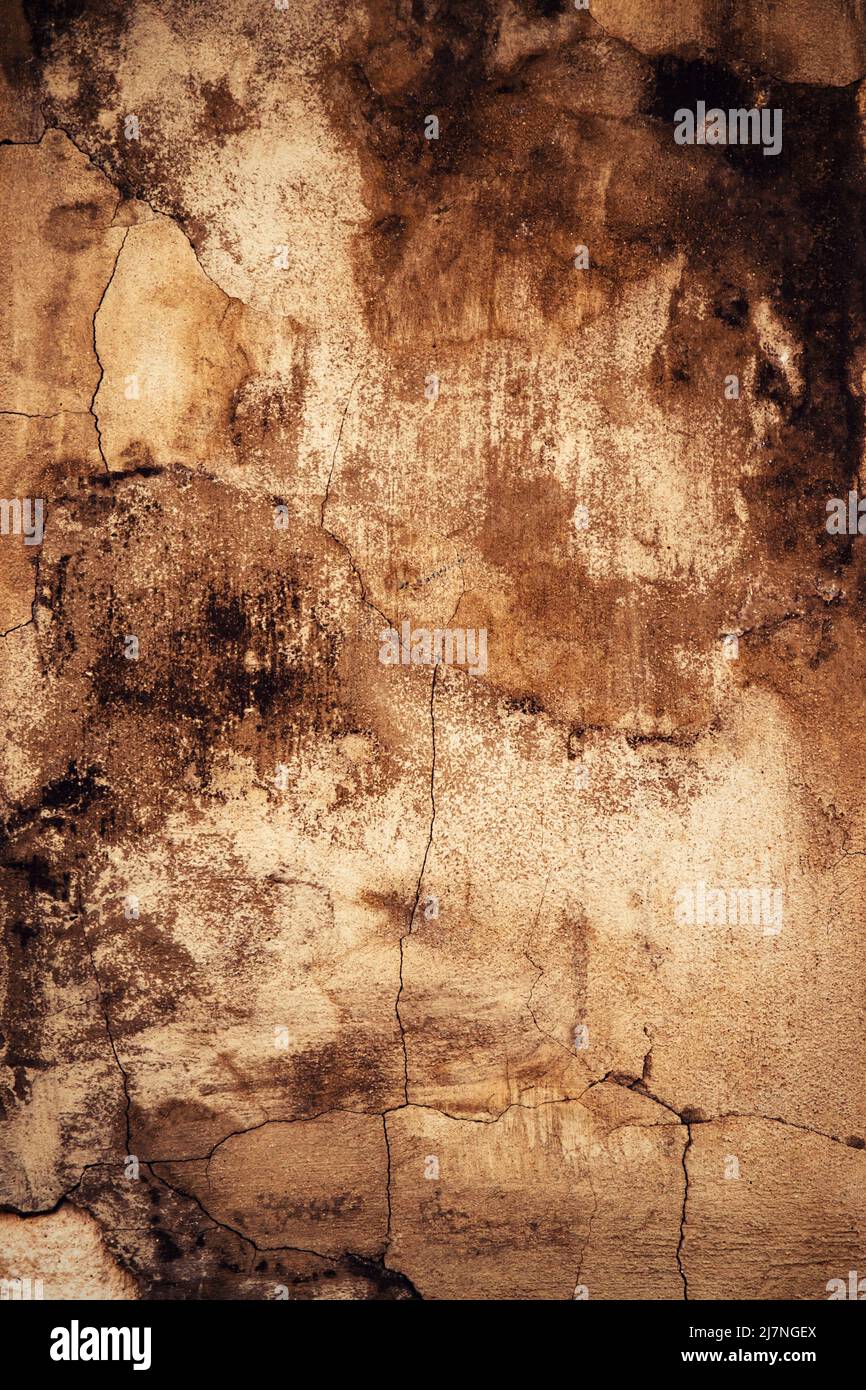 background or texture abstract creepy surface of old plaster Stock ...