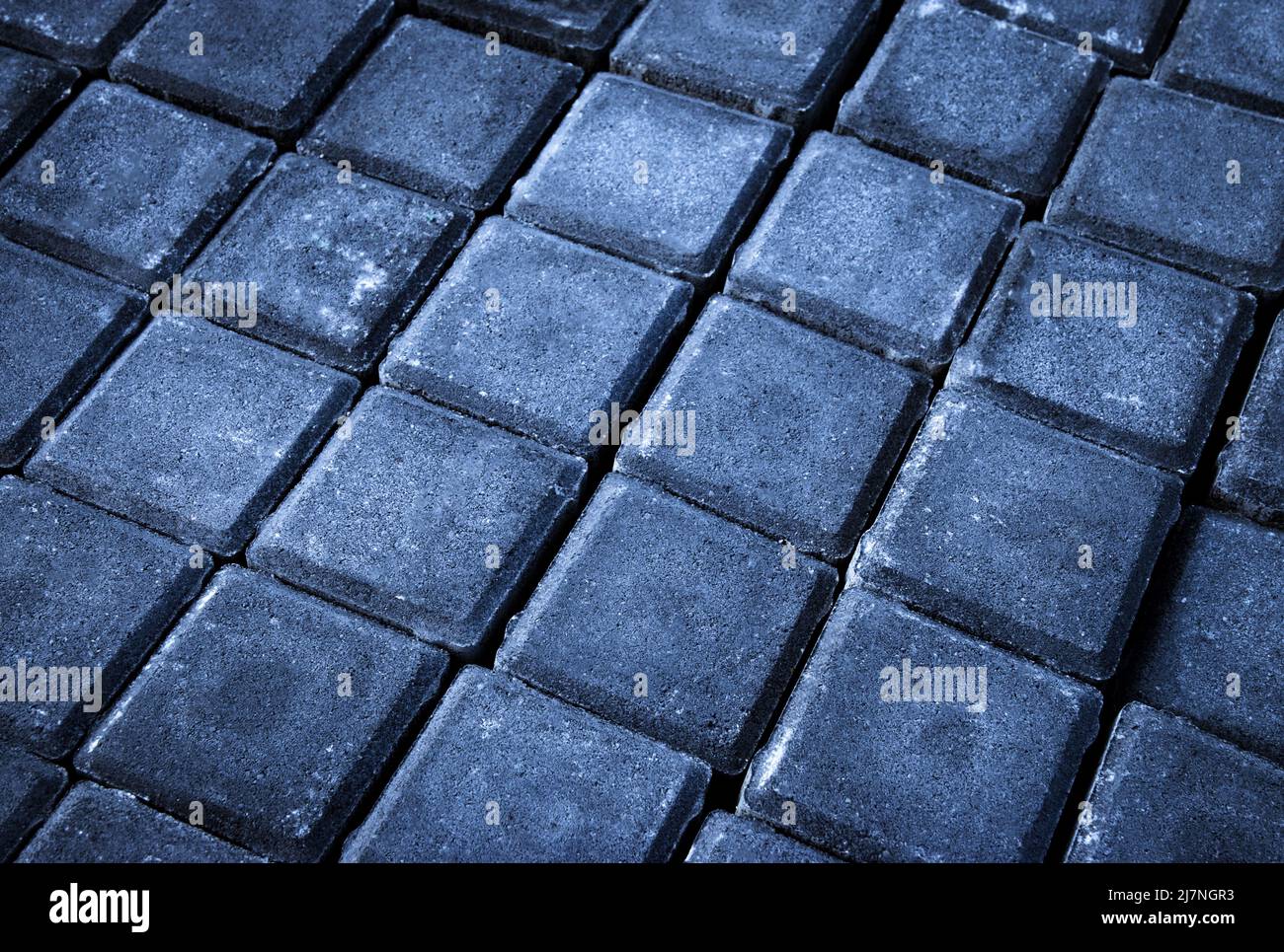 background or texture scuffed gray concrete cobblestones Stock Photo ...