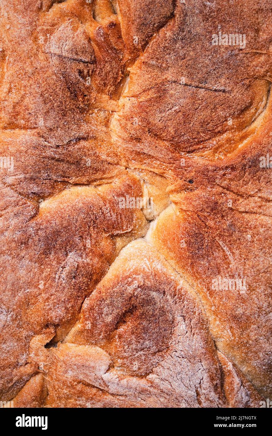 abstract detail background or texture baked crust of bread Stock Photo ...