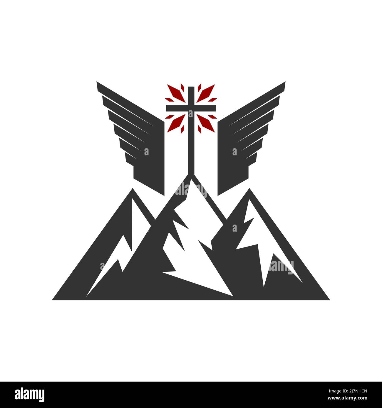 Jesus on cross nativity Stock Vector Images - Alamy