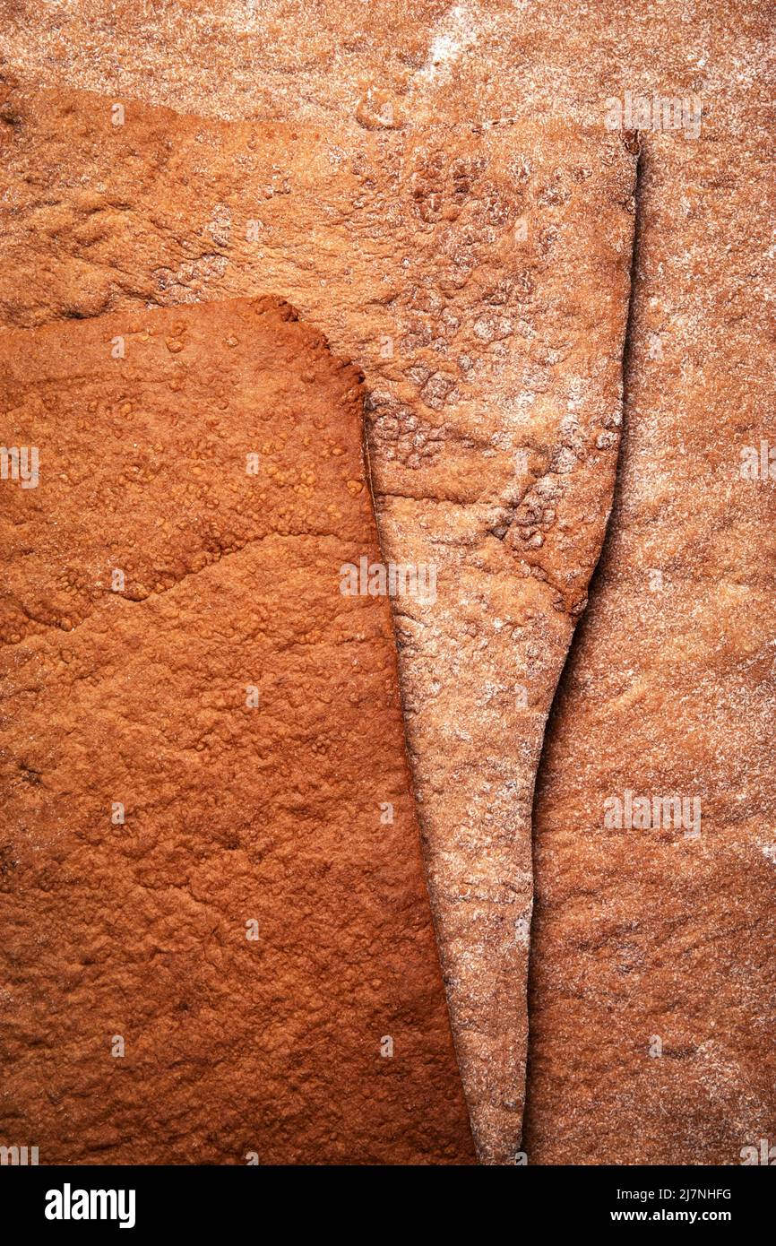 background or texture detail layer baking dry cake Stock Photo - Alamy