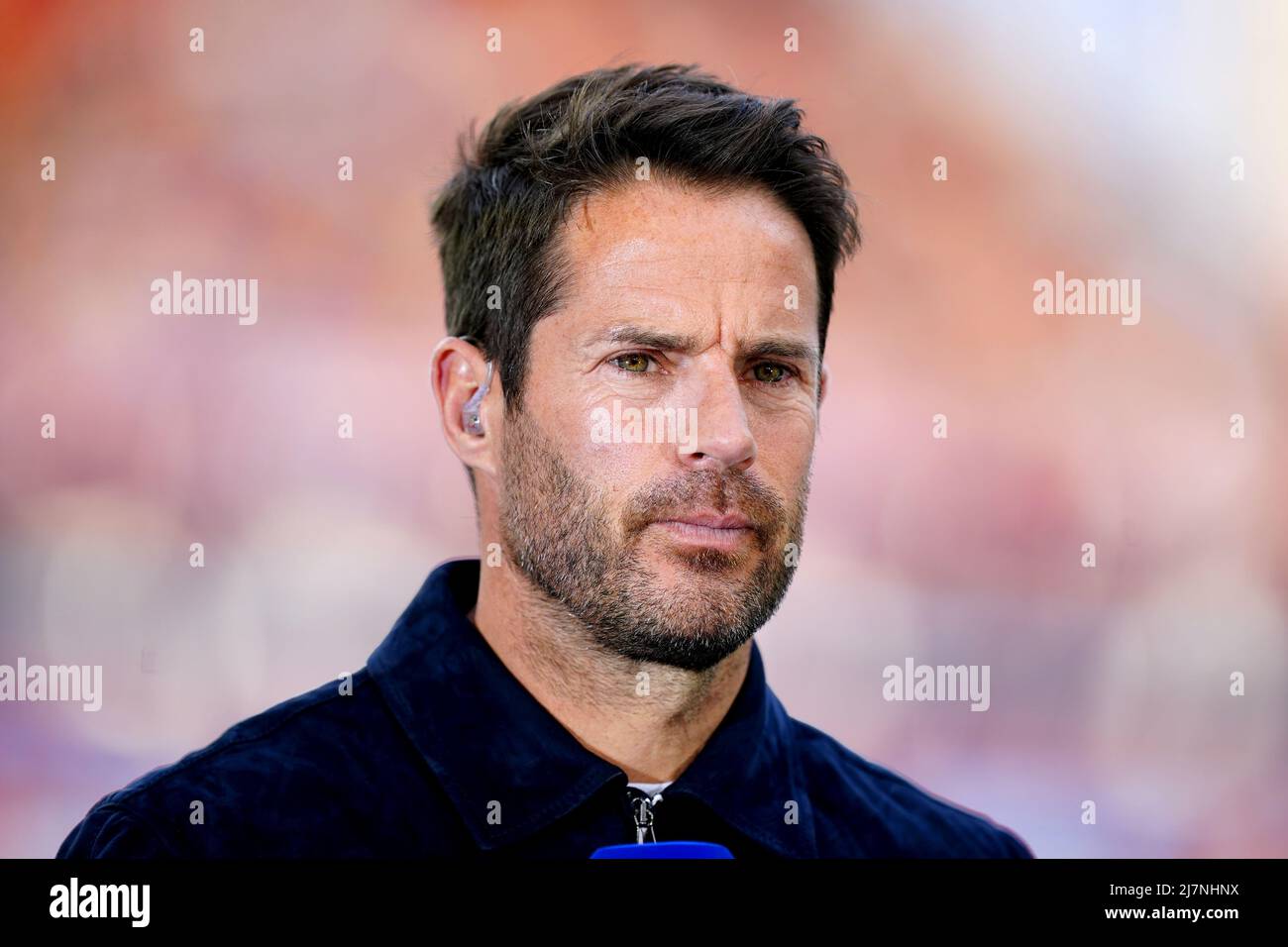 Sky Sports pundit Jamie Redknapp ahead of the Premier League match at ...