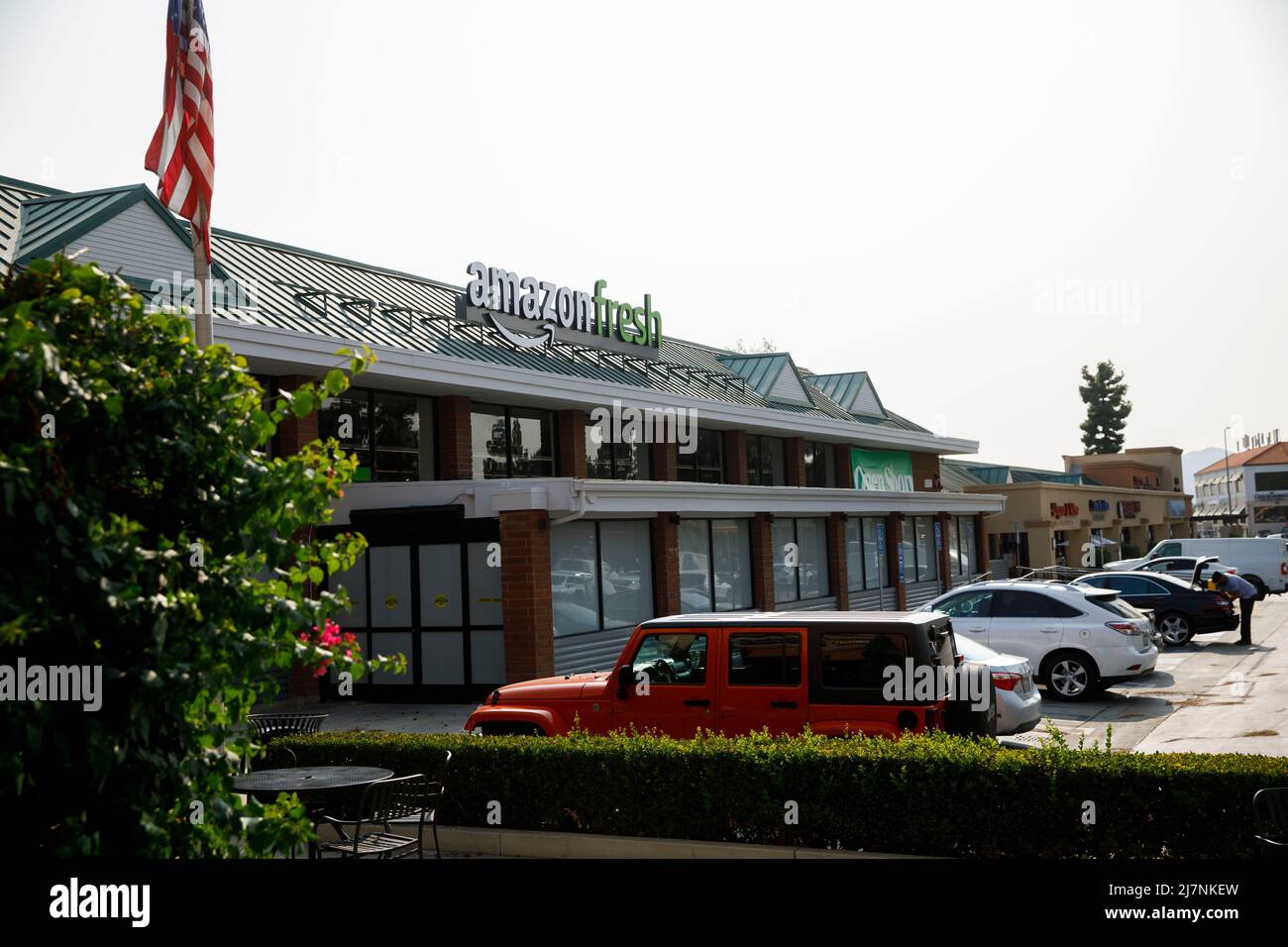 Los Angeles, California, USA. 16th Sep, 2020. A parking lot for an ...