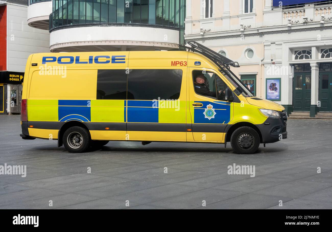 Merseyside Police van in Liverpool Stock Photo - Alamy