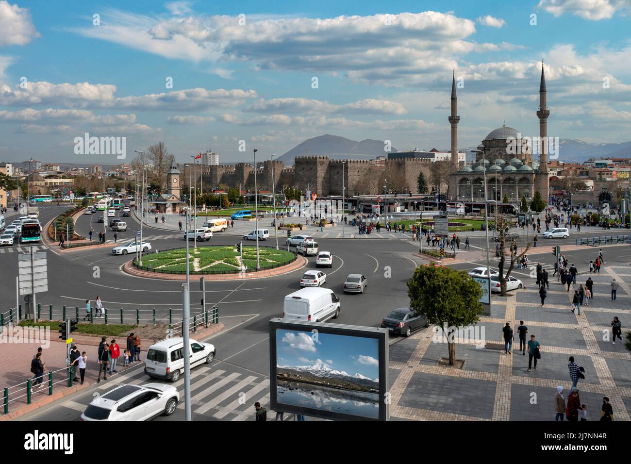 Kayseri City Center , Central Anatolia of Turkey Stock Photo - Alamy