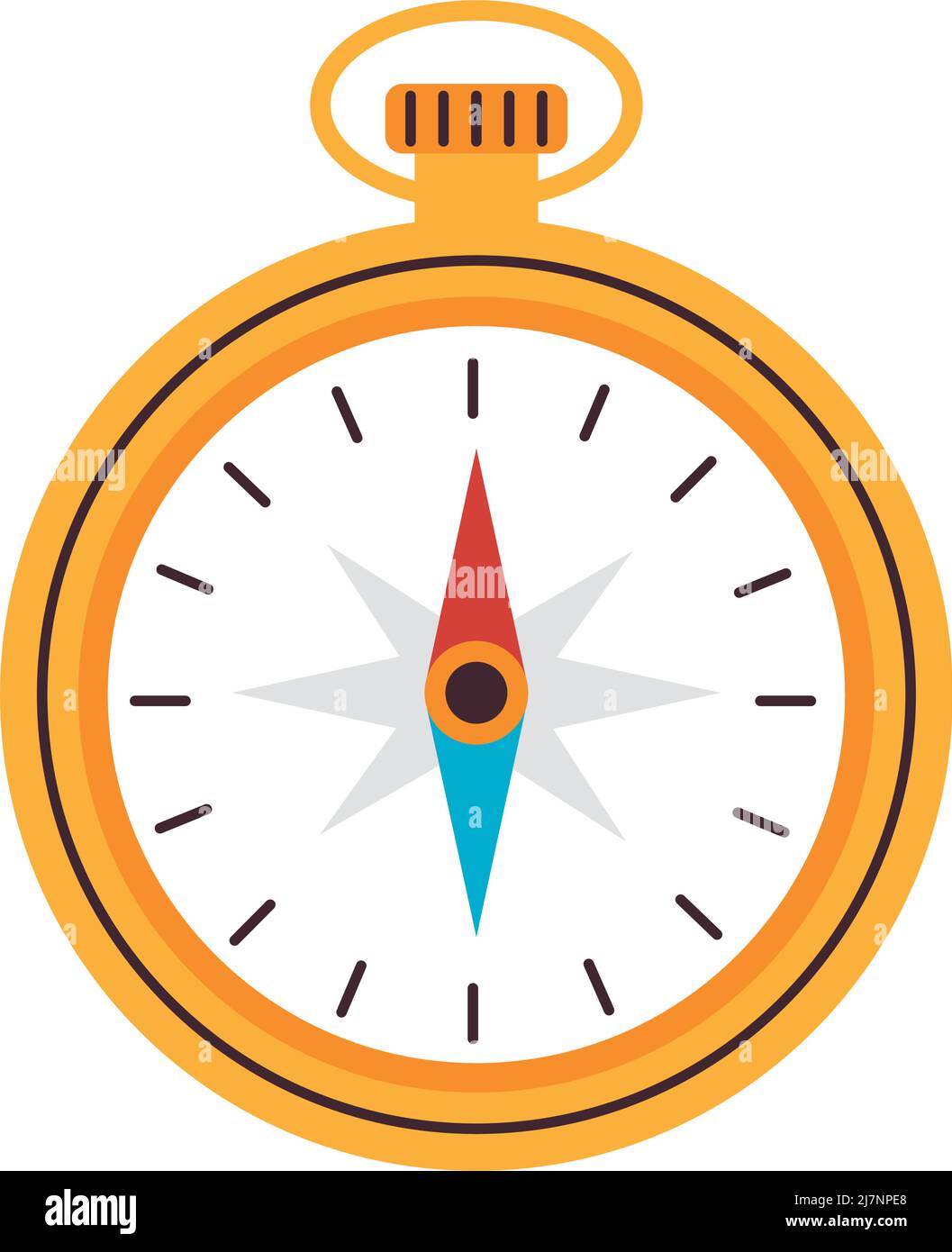compass guide travel accessory icon Stock Vector Image & Art - Alamy