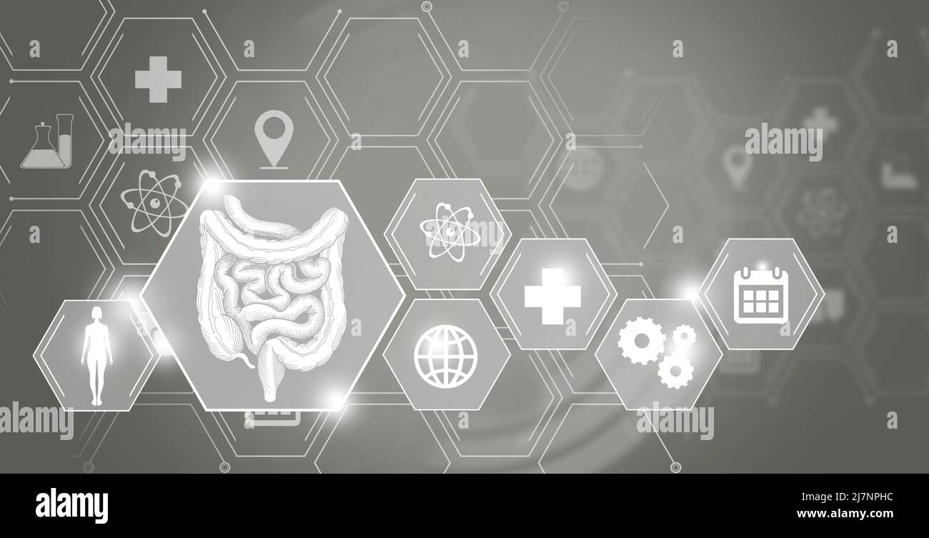 Human internal organ Intestine emergency help and protection from ...