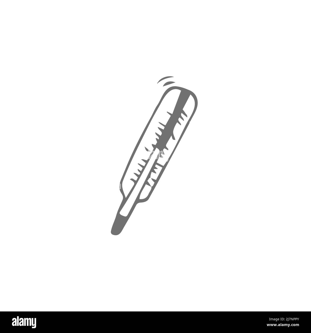 Vector mercury thermometer in Cut Out Stock Images & Pictures - Alamy