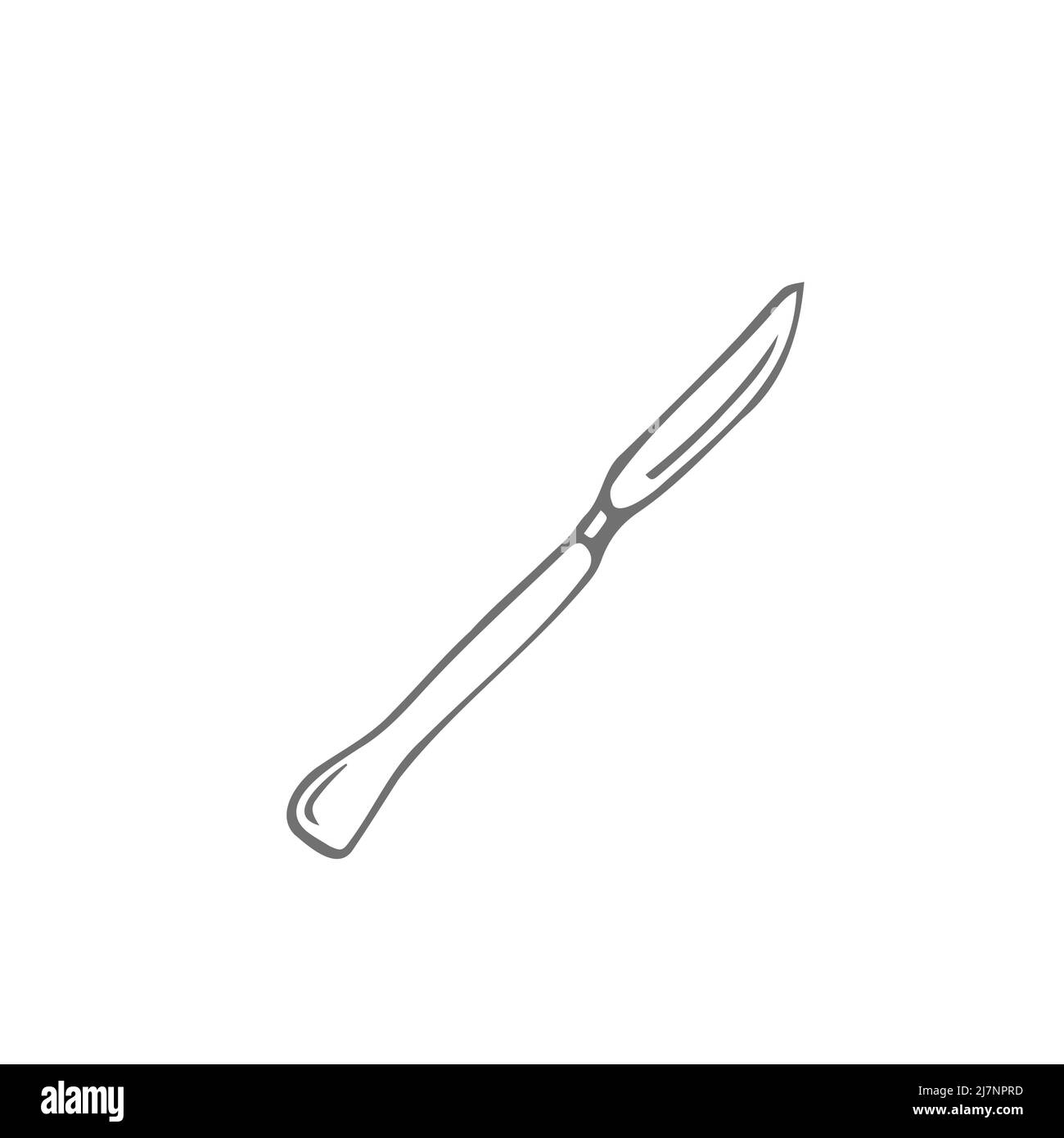 Scalpel doodle vector icon. Drawing sketch illustration hand drawn line ...