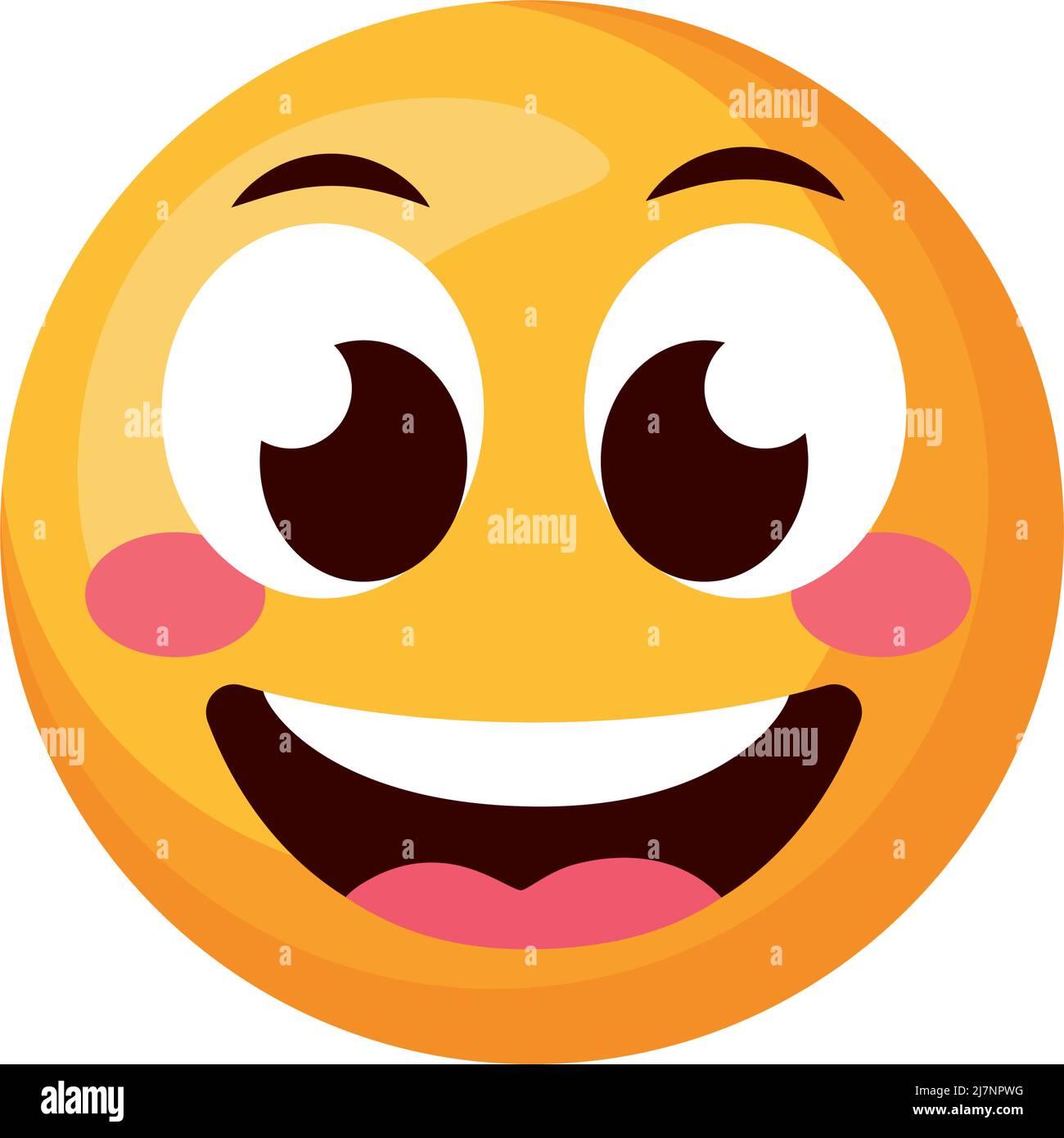 emoji face smiling feeling icon Stock Vector Image & Art - Alamy